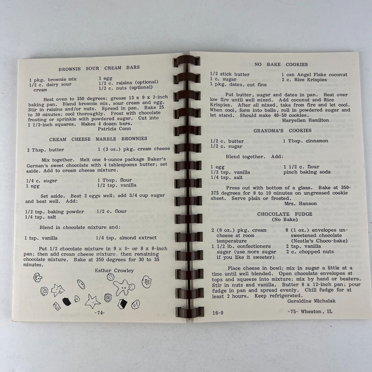 St Michaels Church Wheaton Illinois Potluck And Potpourri Cookbook 1979