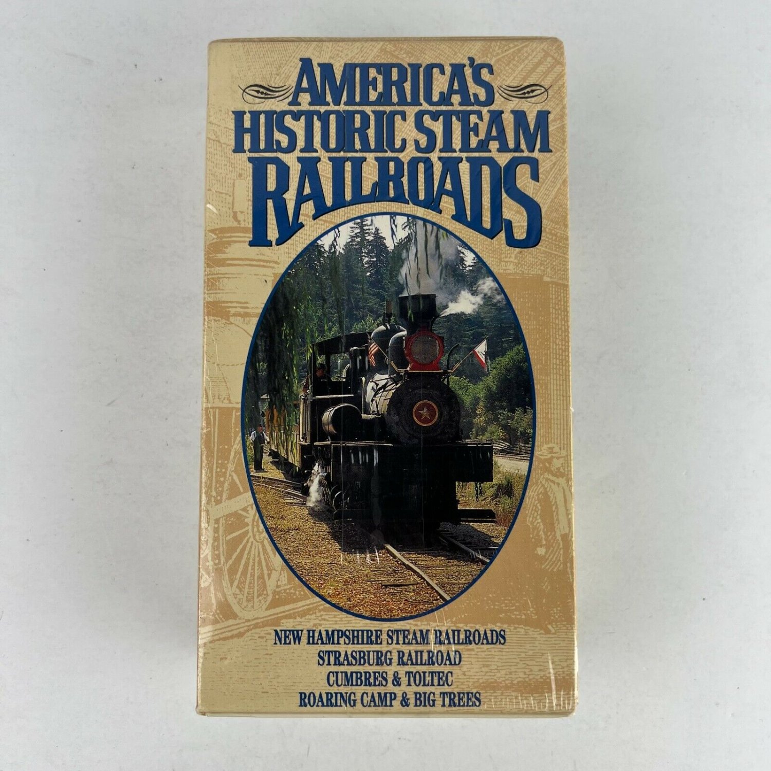 Americas Historic Steam Railroads VHS 1999 2-Tape Set