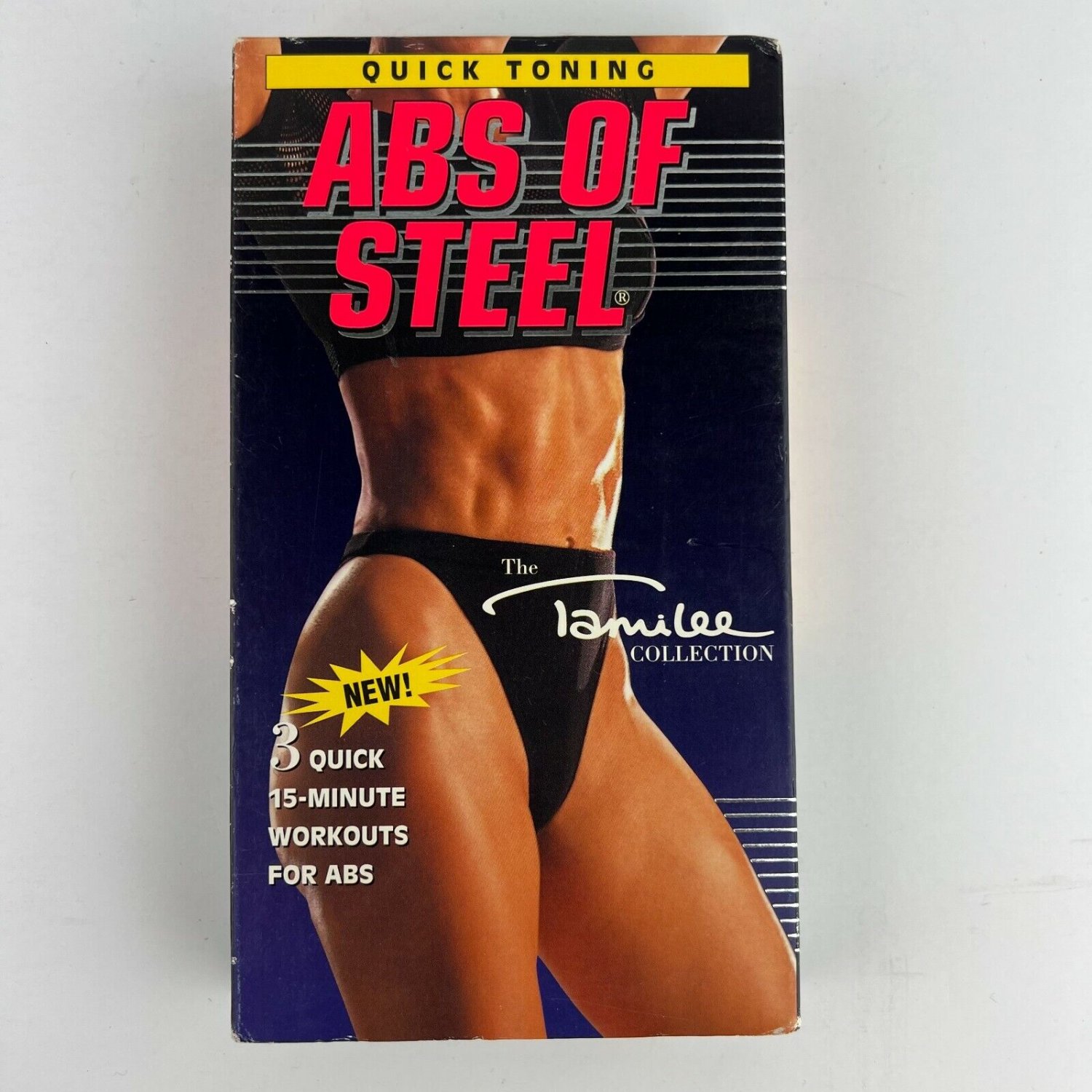 TamiLee Webb Quick Toning: ABS of Steel VHS Video Tape