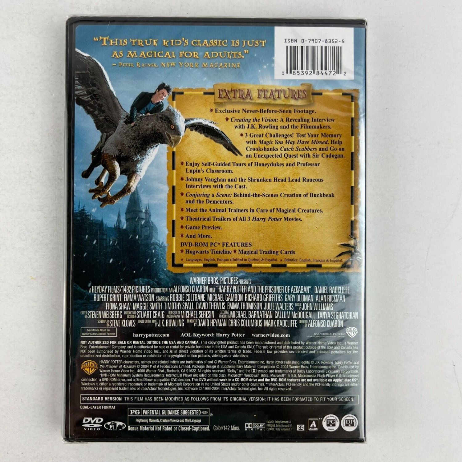 Harry Potter and the Prisoner of Azkaban DVD (Two-Disc Widescreen ...