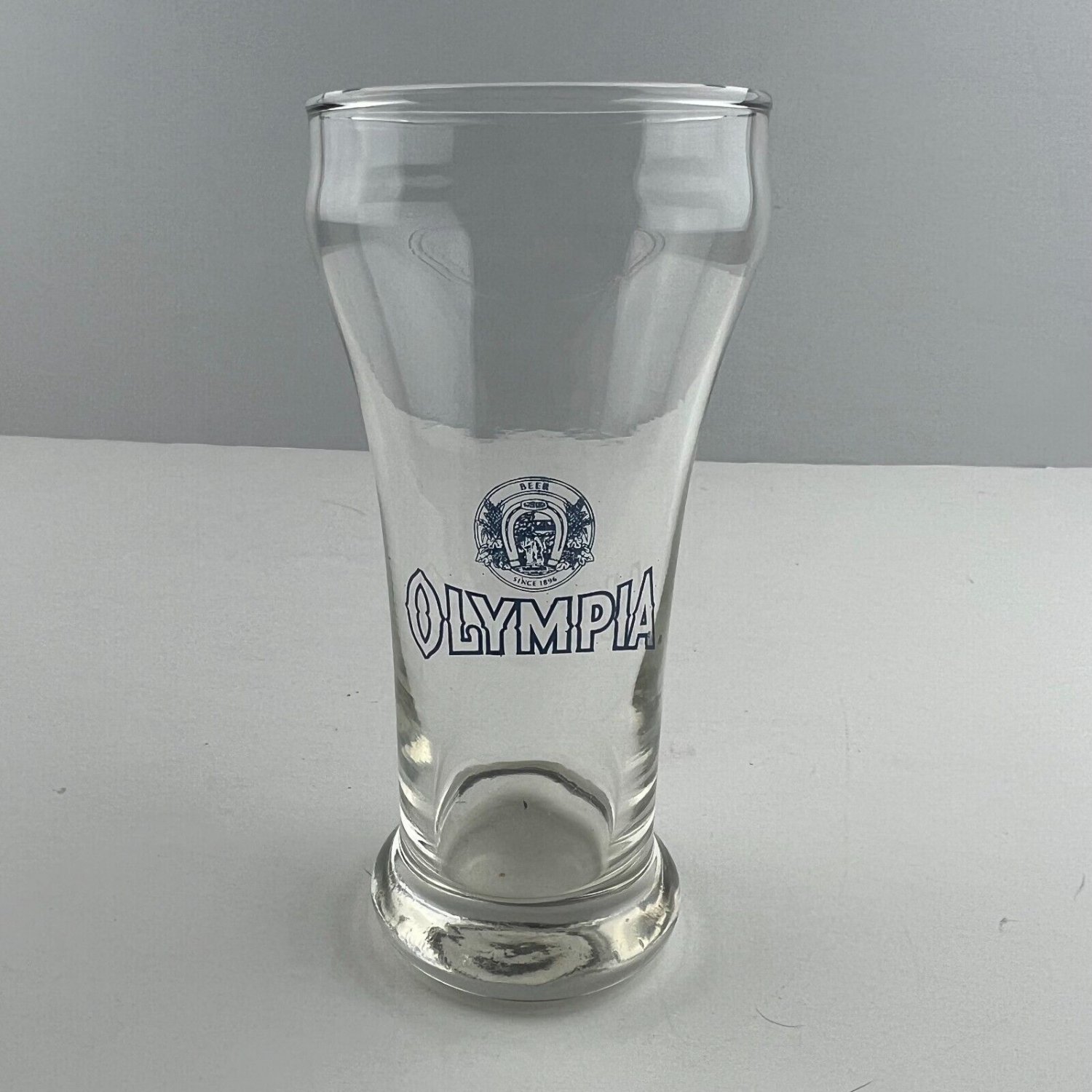 Olympia Beer Tall 8oz Glass Vintage