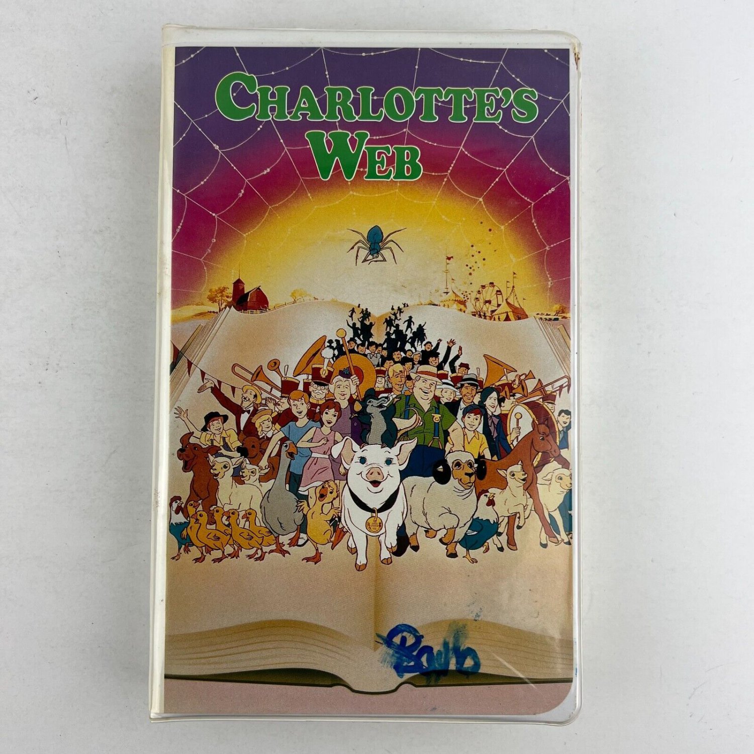 Charlotte's Web VHS Video Tape Clamshell Case