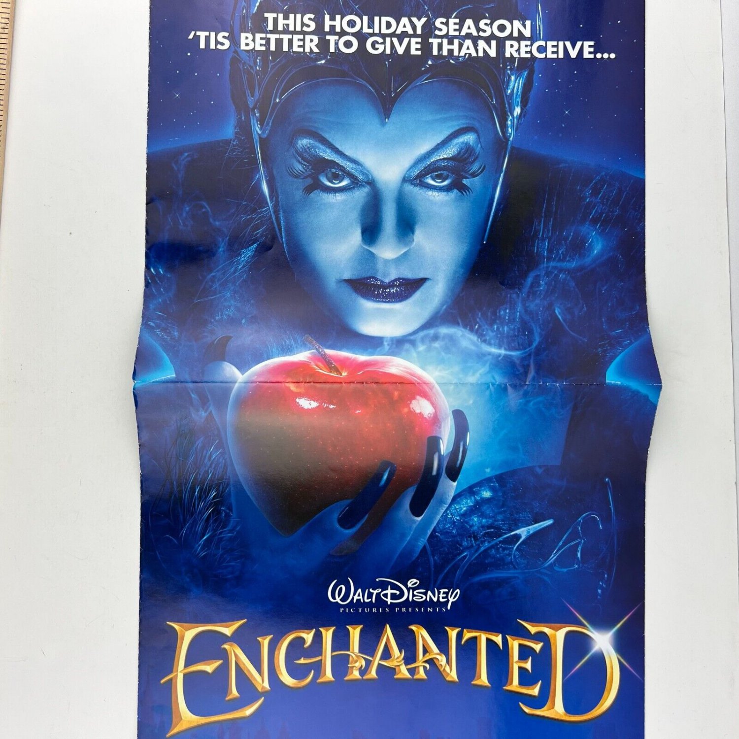 Walt Disney 2-sided Movie Poster Enchanted National Treasure 2007 21 x ...