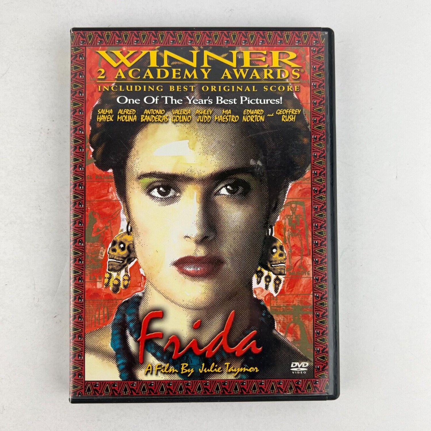 Frida DVD Salma Hayek, Alfred Molina, Geoffrey Rush, Antonio Banderas