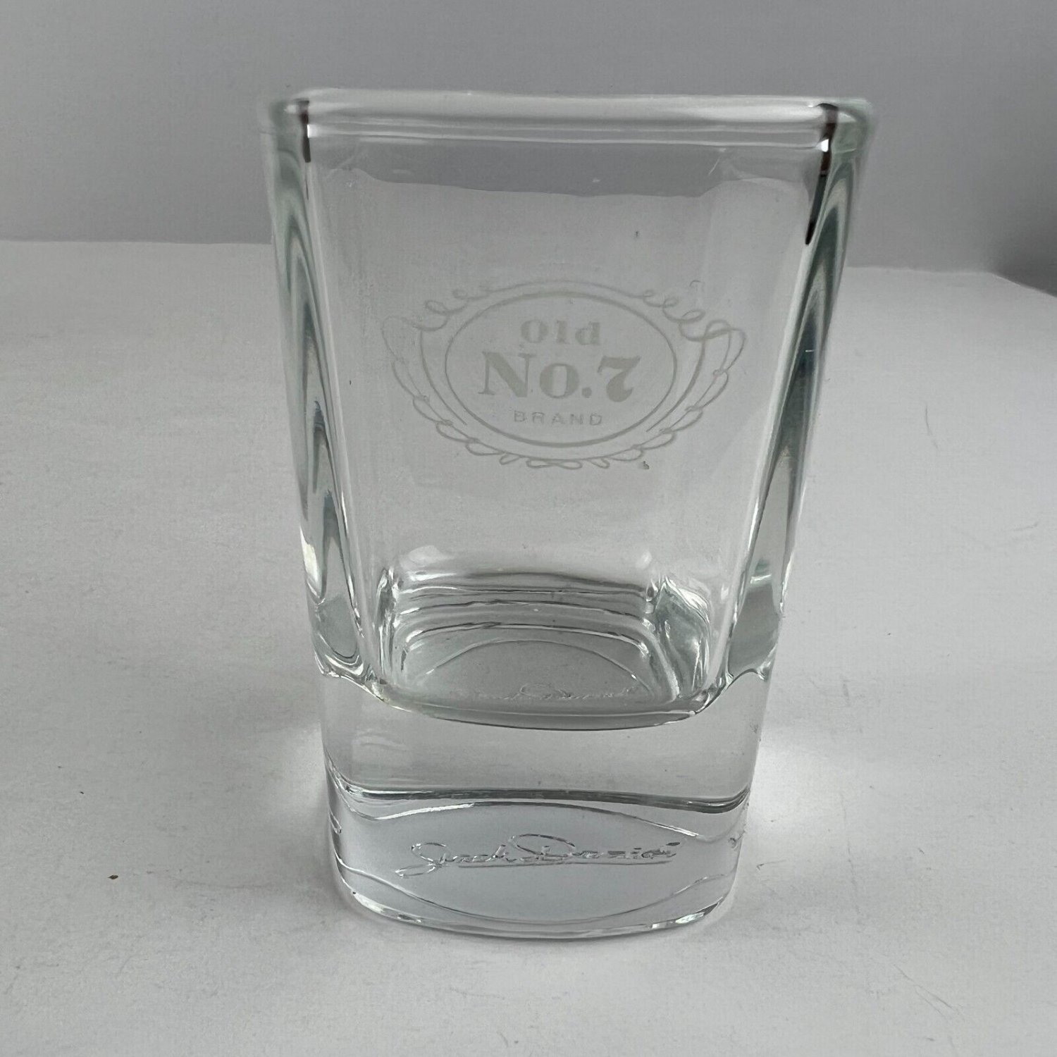 Classic Original Jack Daniels Old No. 7 Brand Shot Glass Signature Base ...