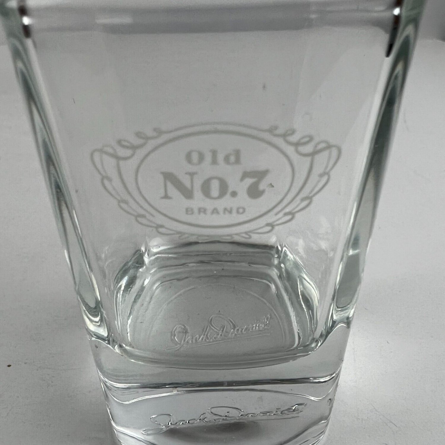 Classic Original Jack Daniels Old No. 7 Brand Shot Glass Signature Base ...