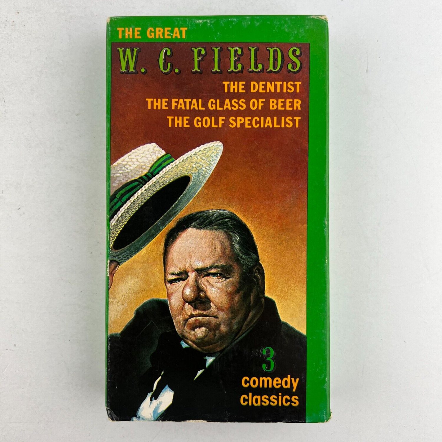 W.C. Fields 3 Comedy Classics VHS Video Tape