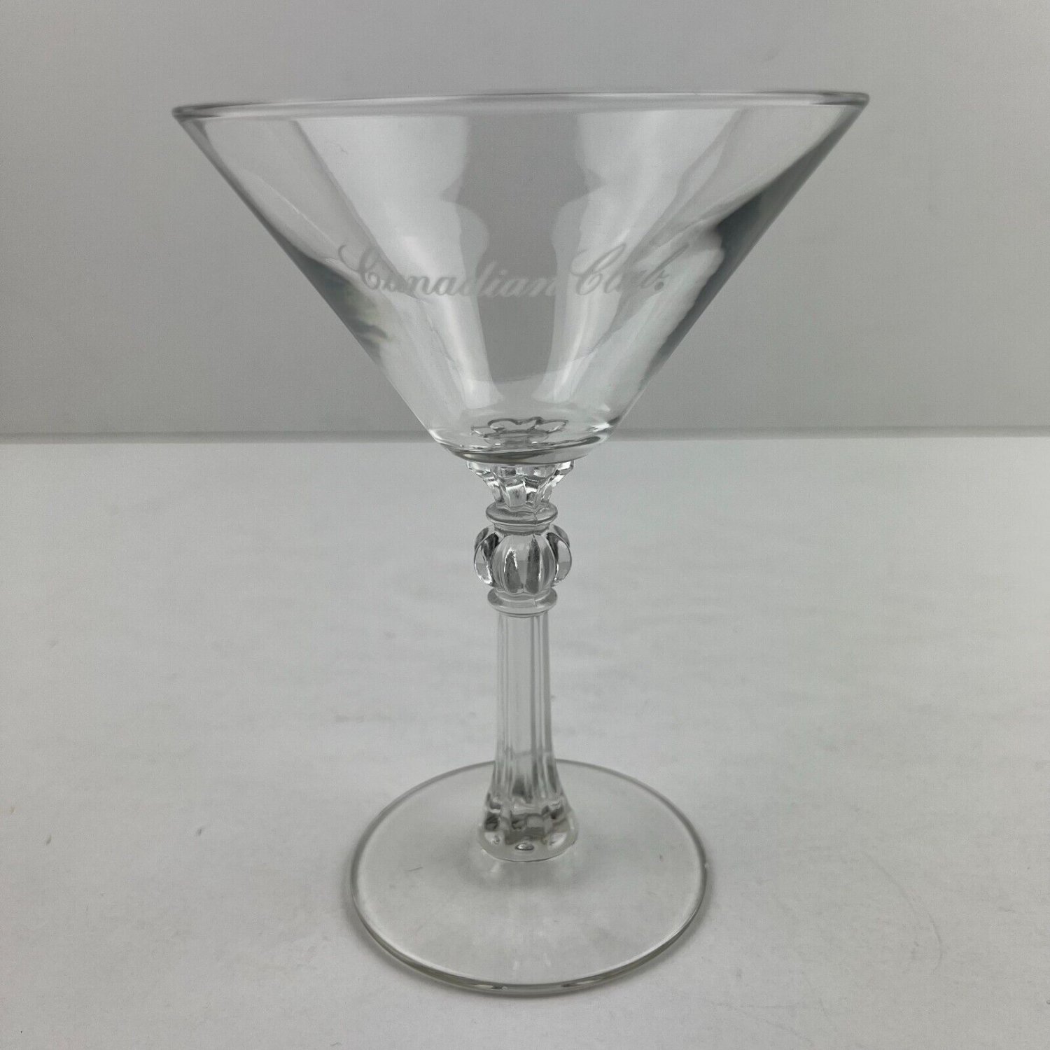 Canadian Club Whiskey 6" Martini Glass