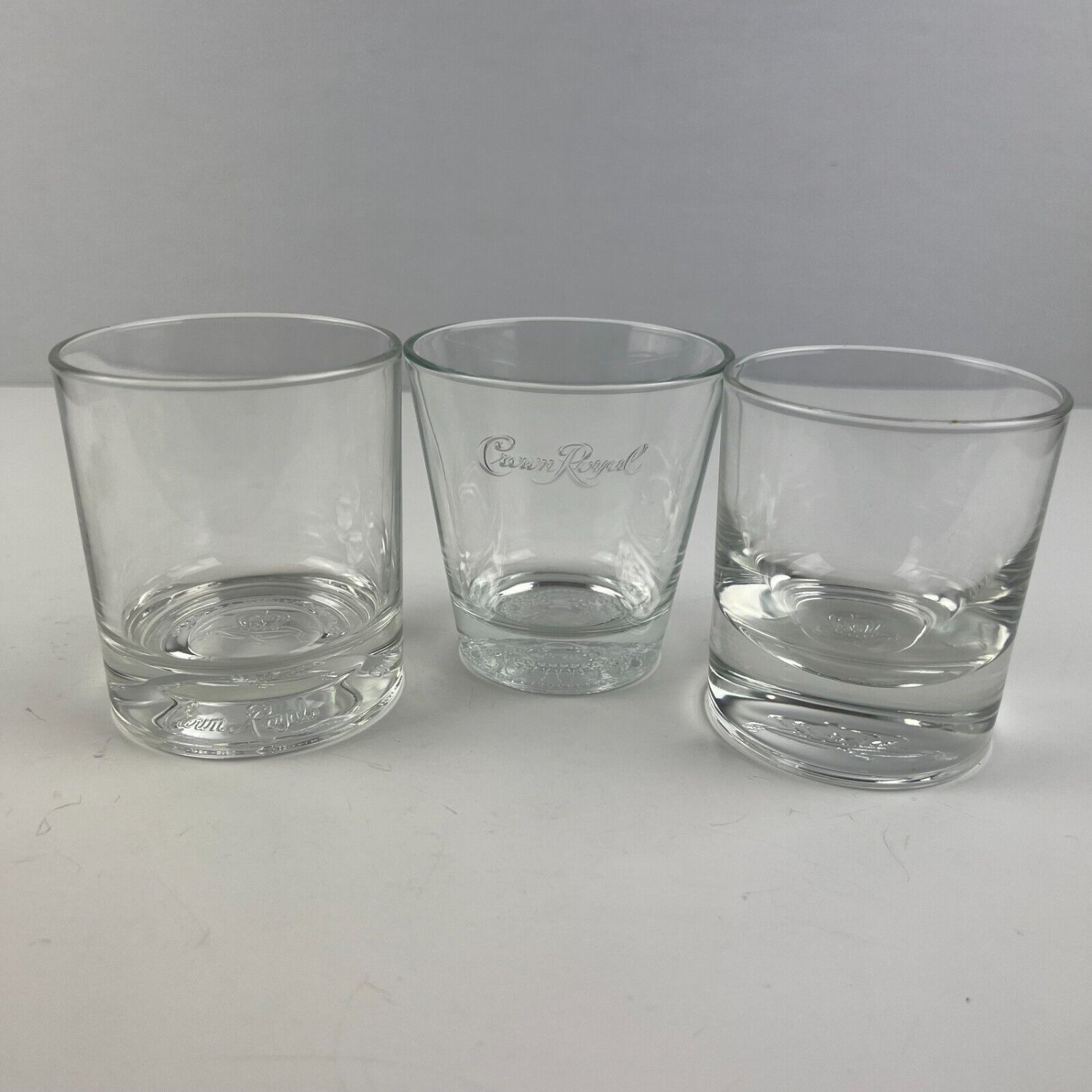Crown Royal Rocks Glass 3 Piece Set