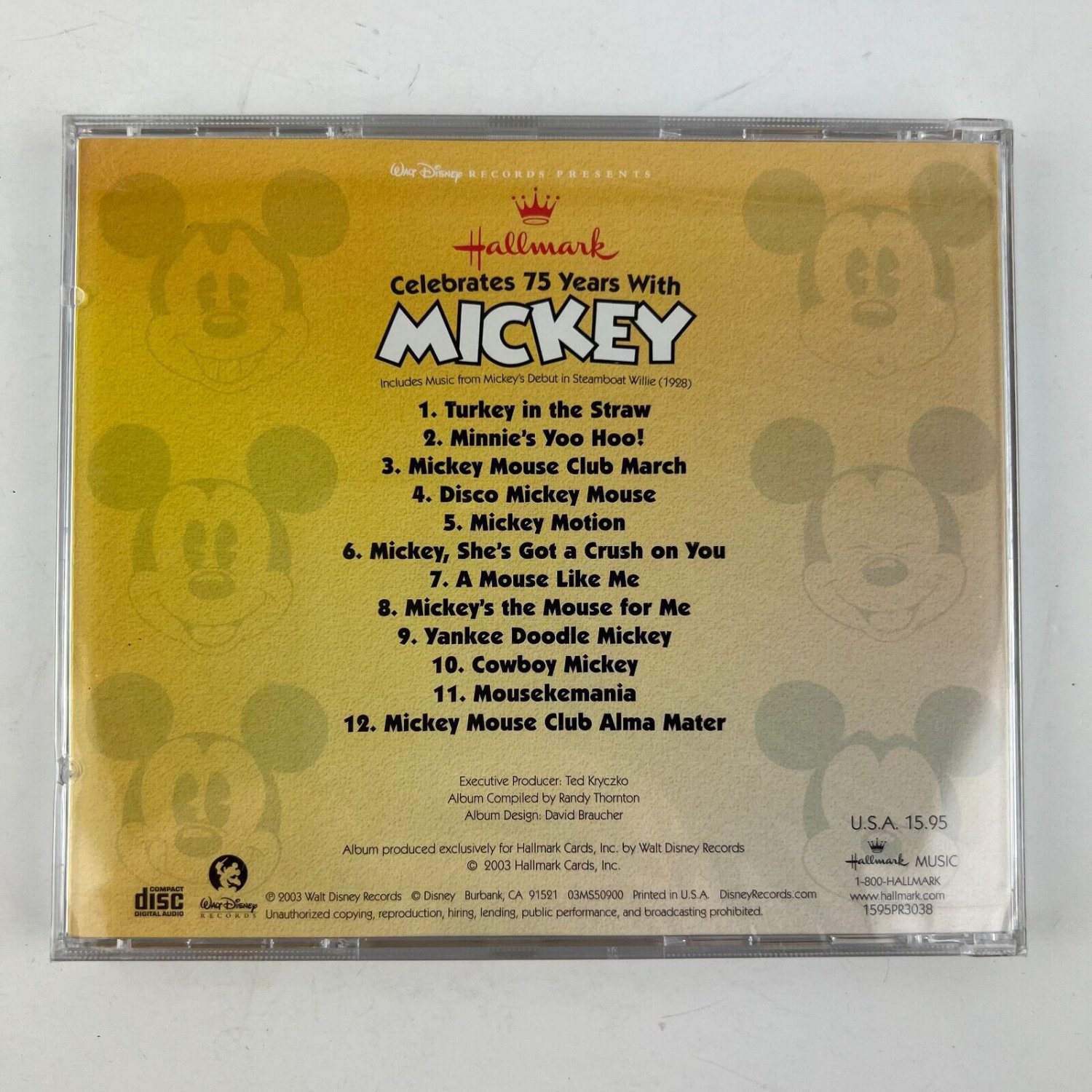 Hallmark Celebrates 75 Years With Mickey CD NEW SEALED