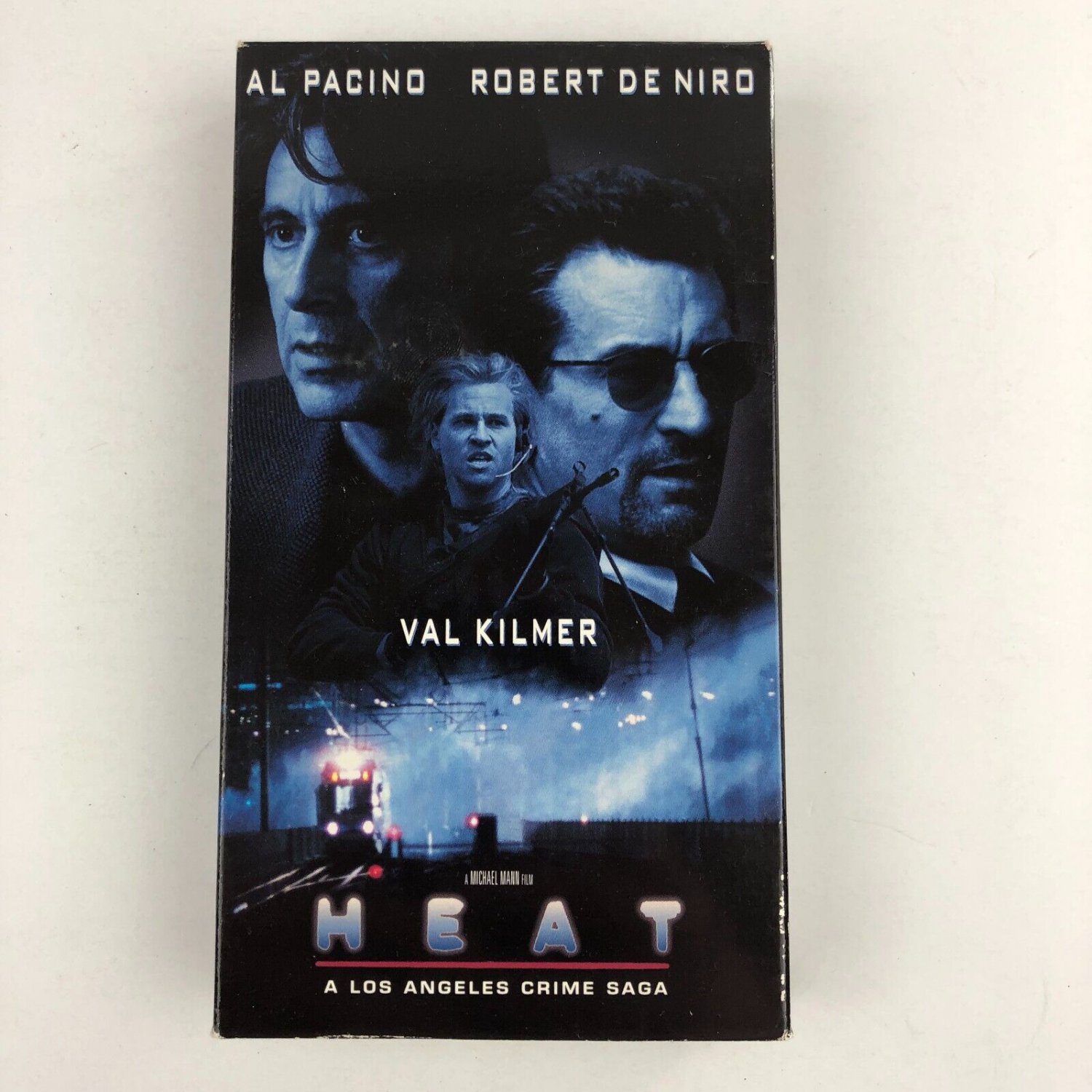 Heat VHS Video Tape Al Pacino, Robert De Niro, Val Kilmer, Jon Voight