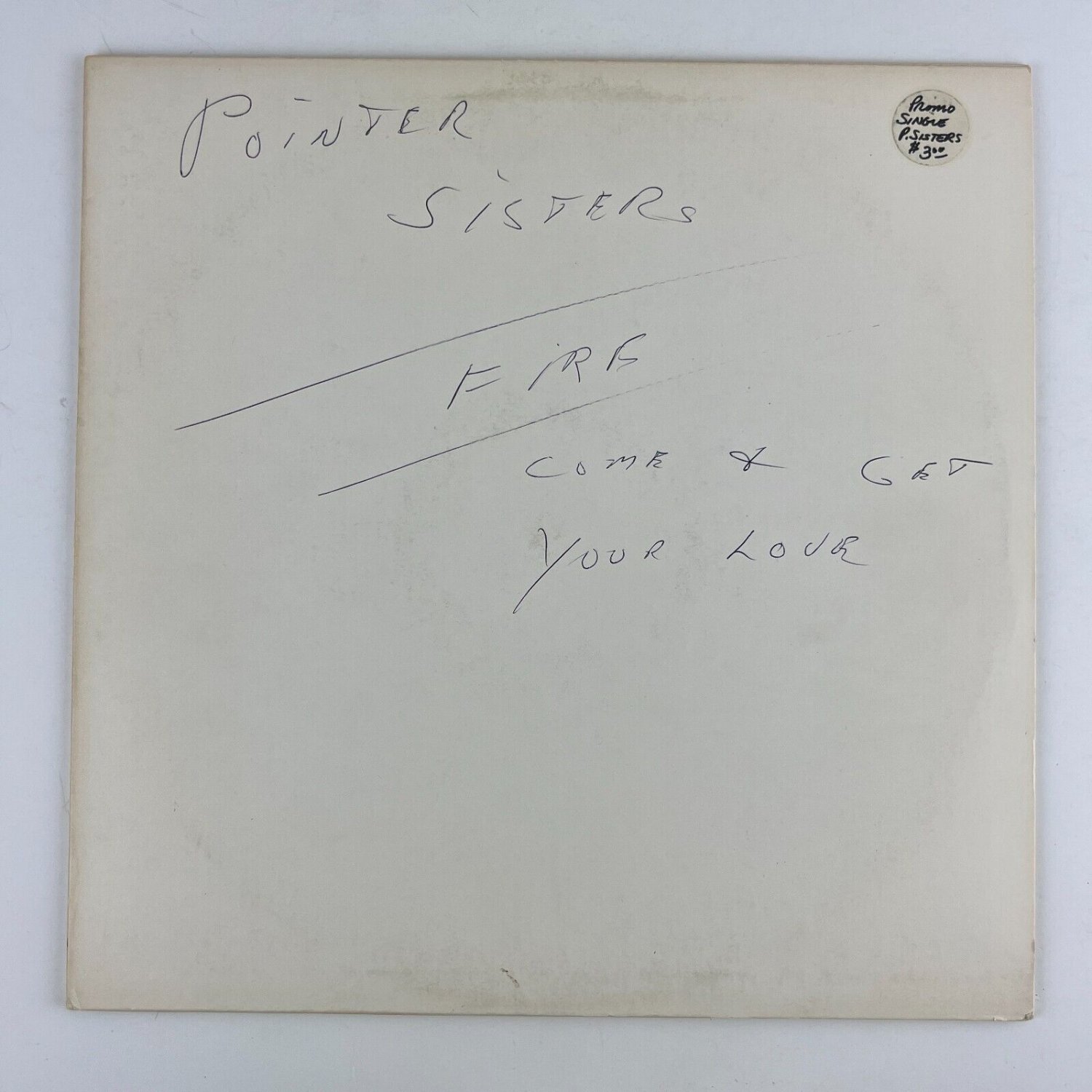 Pointer Sisters – Fire 12" Single Vinyl Record AS-11397