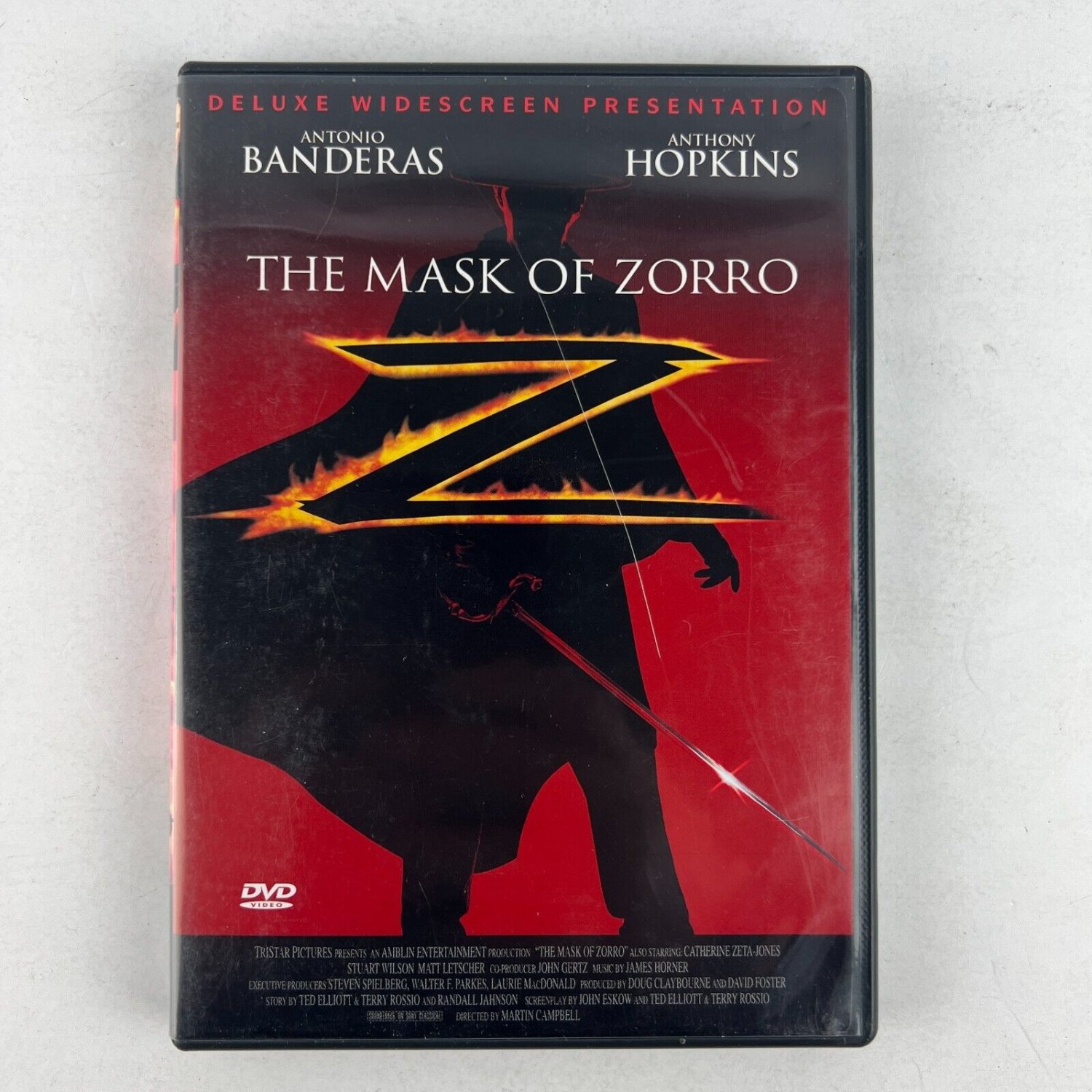 The Mask of Zorro Deluxe Widescreen Edition Antonio Banderas DVD