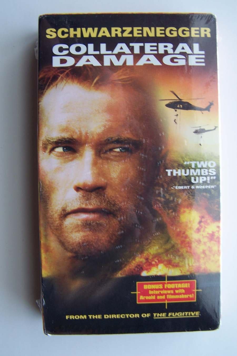 Collateral Damage VHS Video Tape Schwarzenegger New Factory Sealed