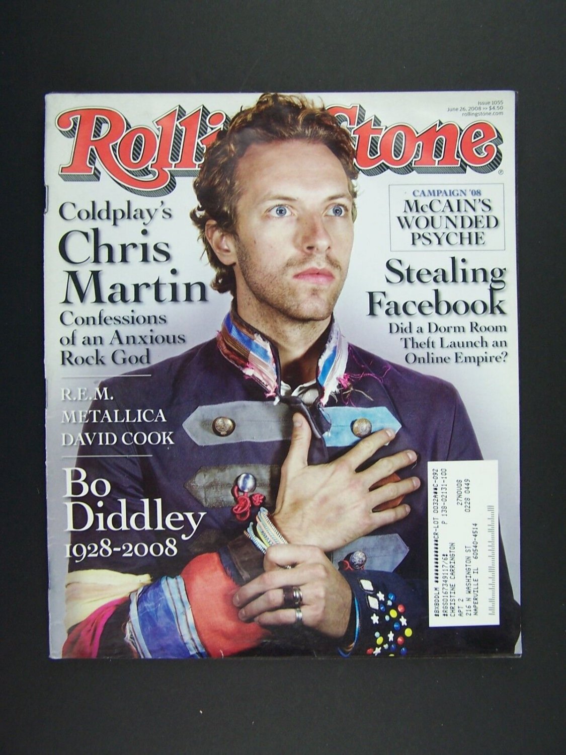 Rolling Stone Magazine Issue 1055 June 26th 2008 Coldplay Chris Martin ... Rolling Stone Magazine Issue 1055 June 26th 2008 Coldplay Chris Martin ...