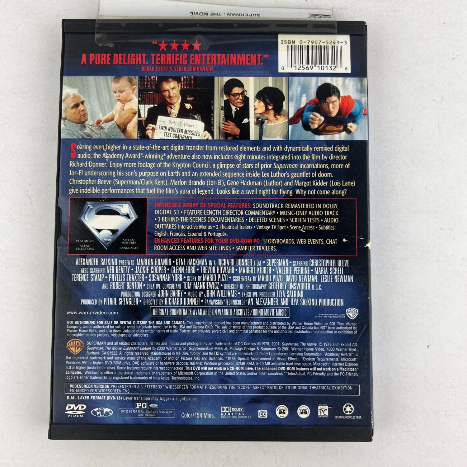 Superman - The Movie DVD Expanded Edition