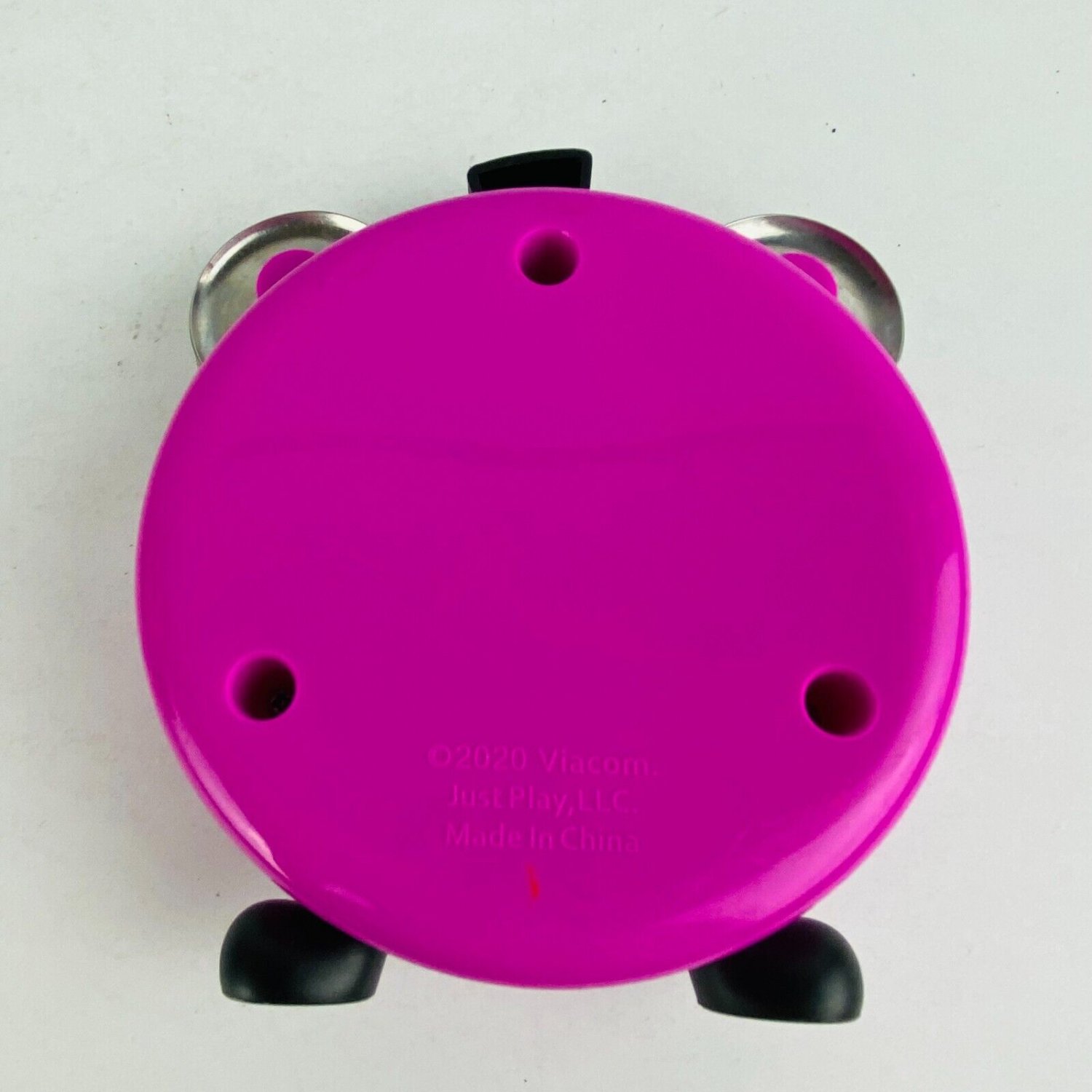 Blues Clues Pink Tambourine Metal Clank Noise Footed Time Clock Kids Toy