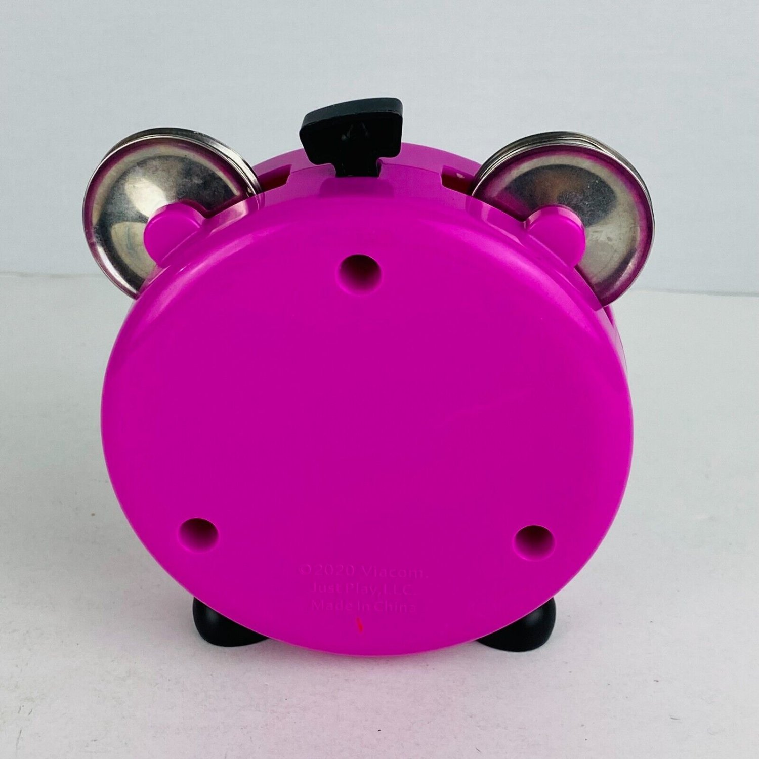 Blues Clues Pink Tambourine Metal Clank Noise Footed Time Clock Kids Toy