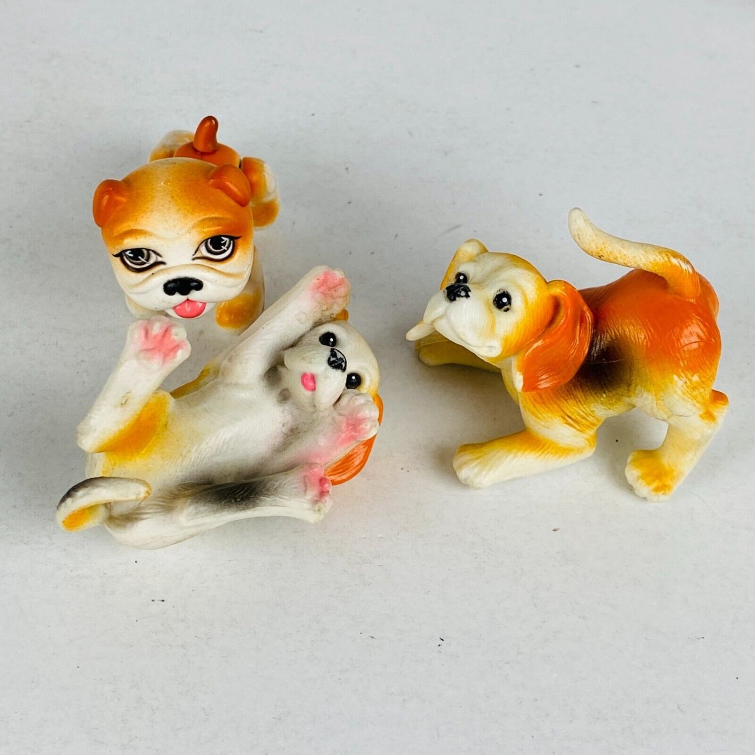 Puppy Dogs Pretend Play Bull Dog And Floppy Eared Lot of 3 Toy Animal ...