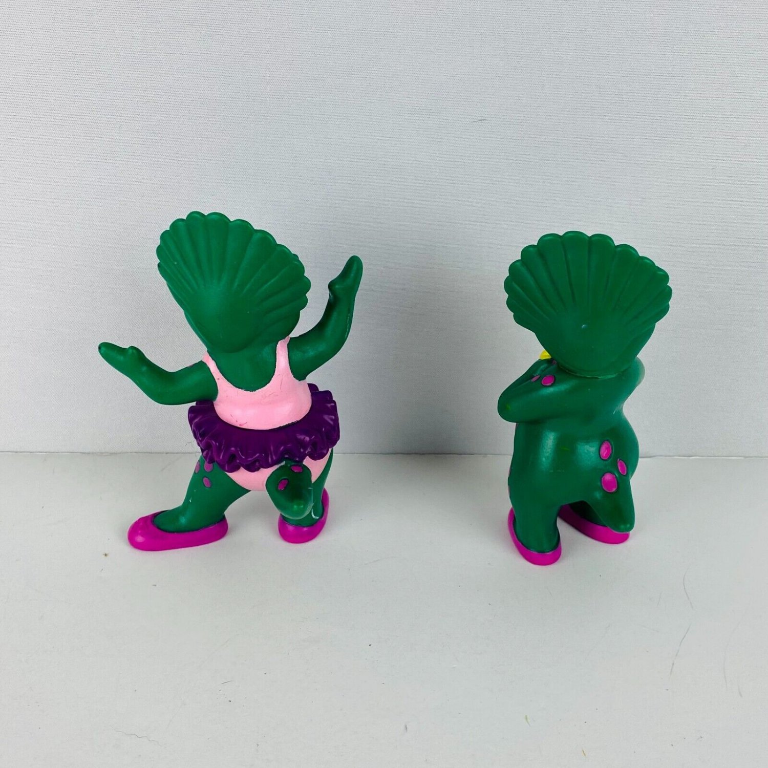 Barney TV Show 2 Baby Bop Character Figures Kids Pretend Play Toys