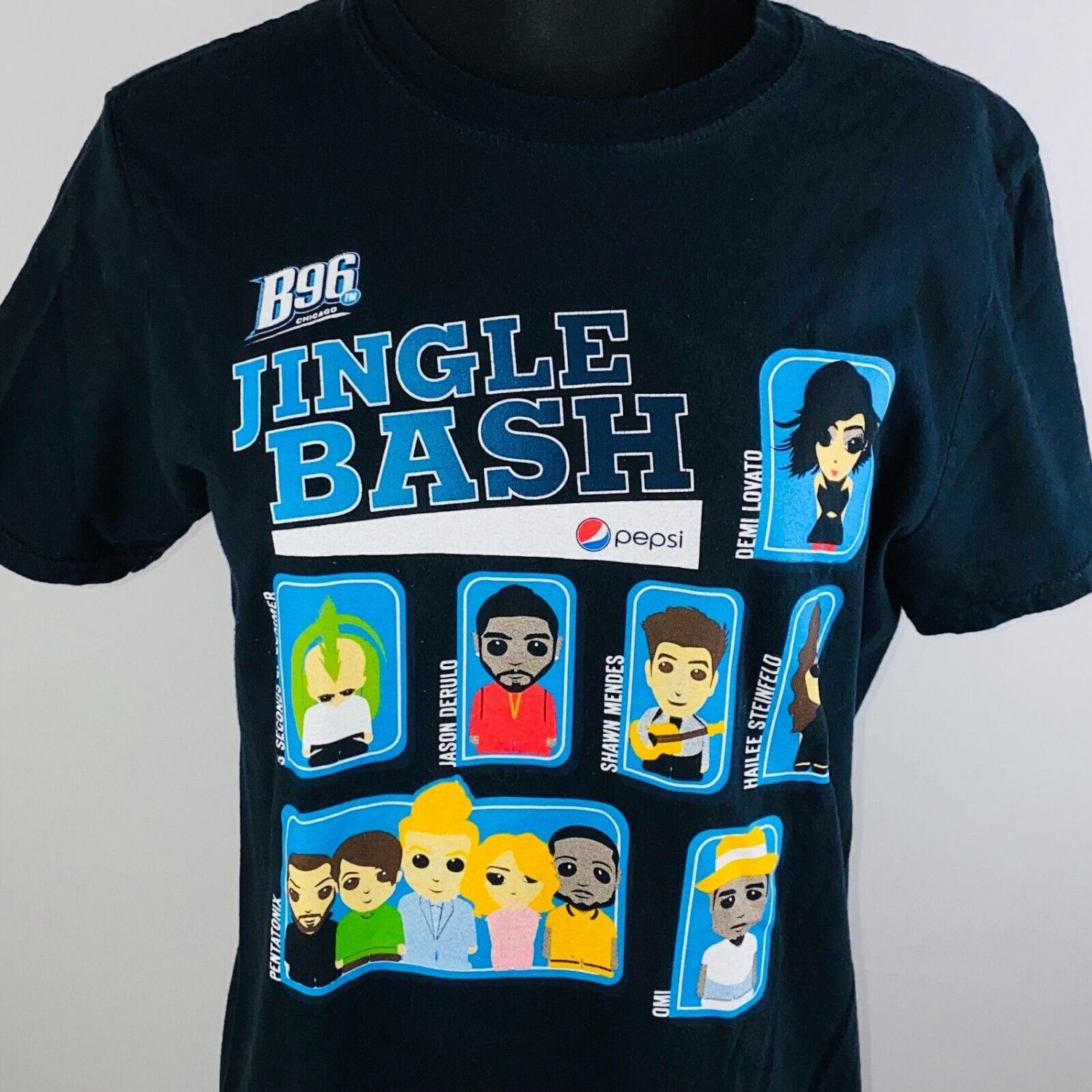 Allstate Arena Pepsi B96 Jingle Bash 2015 Unisex T-Shirt M Derulo ...