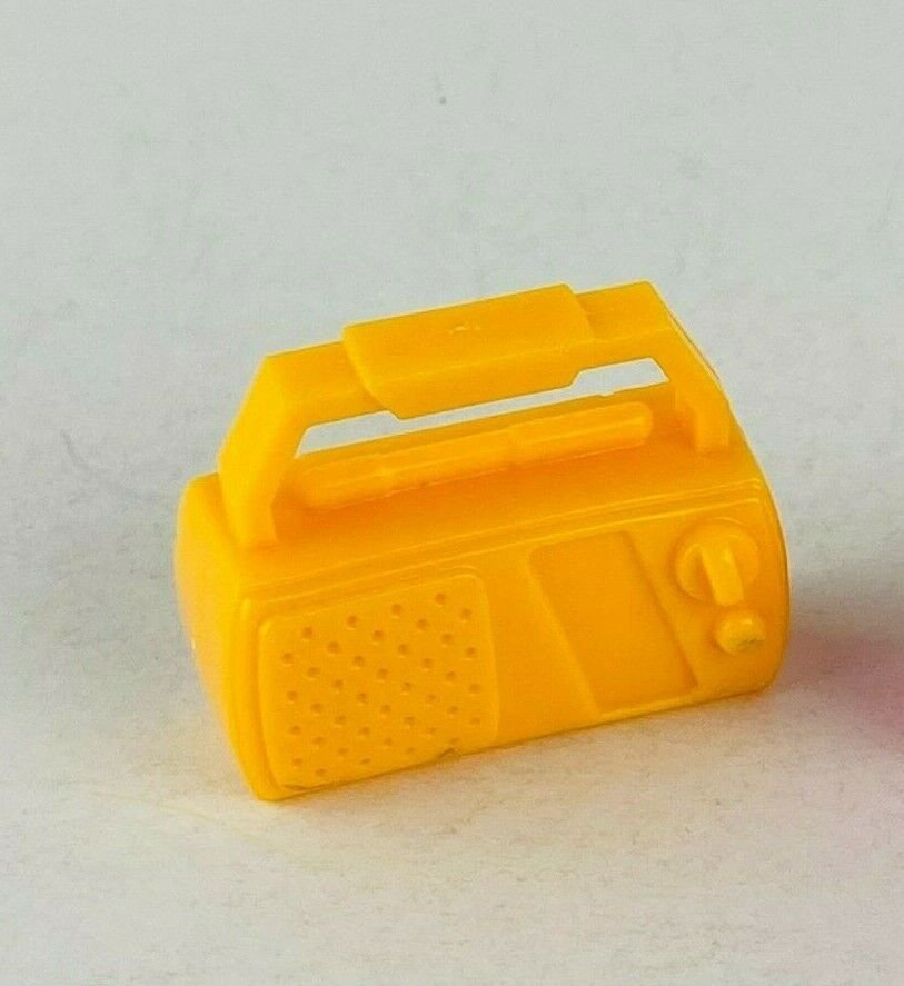 Barbie Accessory Kids Toy Orange Handheld Handle Portable Radio ...