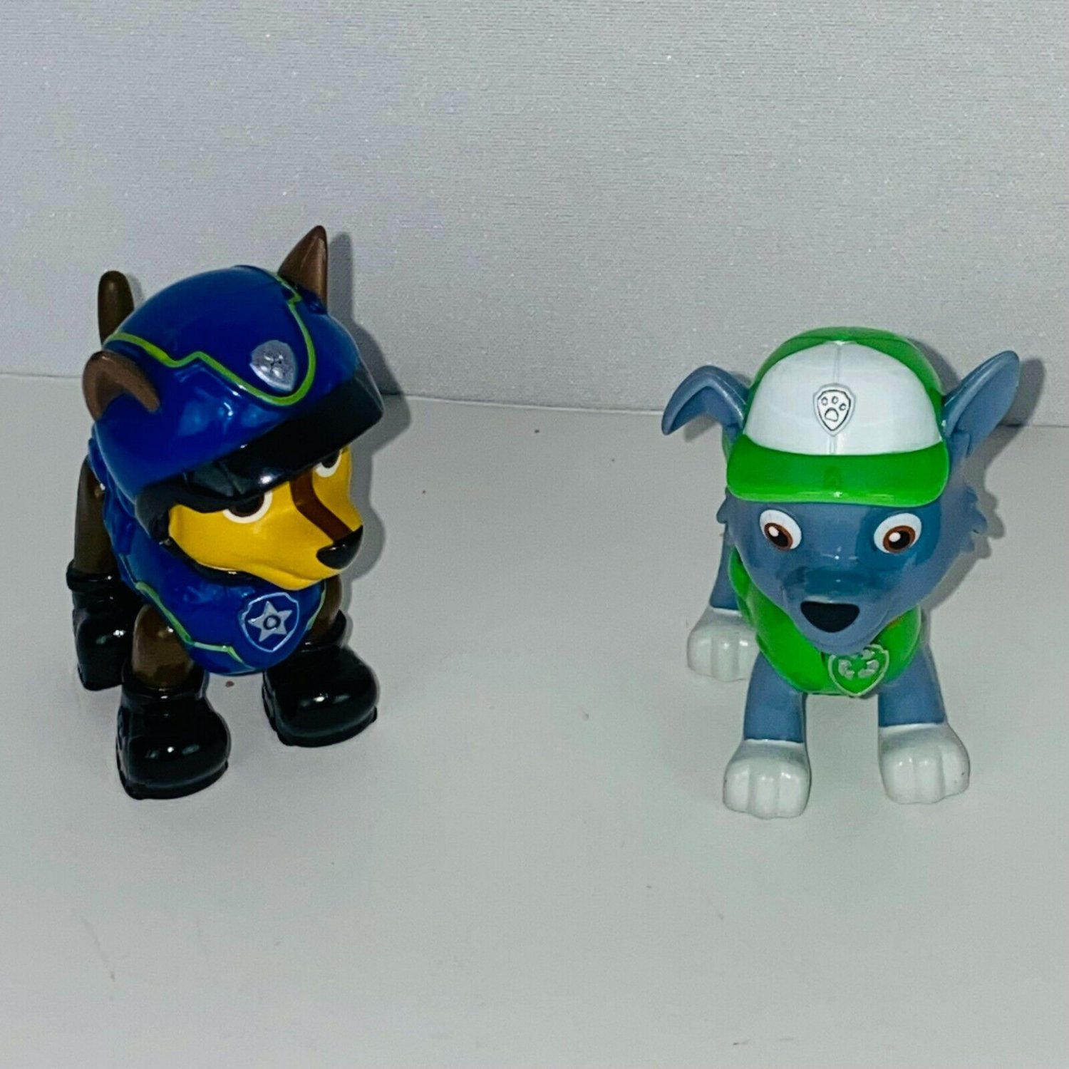 Paw Patrol Nickelodeon Spin Master Dogs Chase & Rocky Puppy Dog Figure Toys