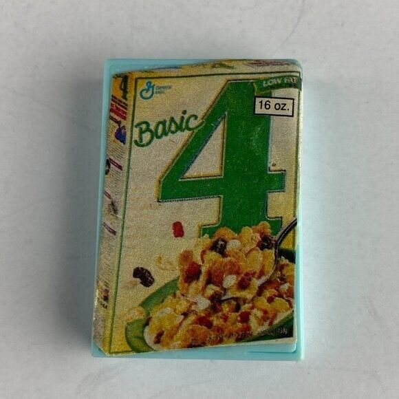 Barbie Pretend Play Food General Mills Basic 4 Cereal Kids Playset Accessory Toy