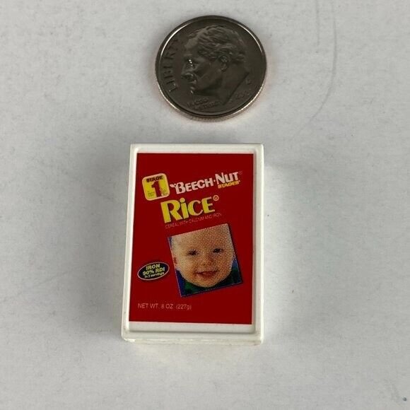 Barbie Beech-Nut Rice Stage 1 Cereal Pretend Play Baby Food For Kids ...