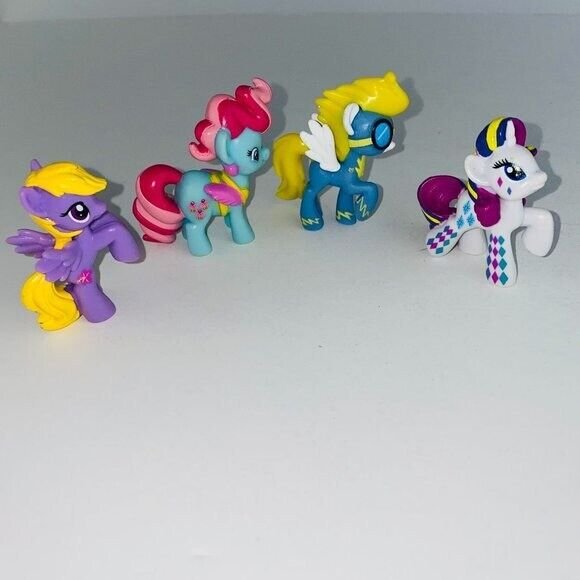 My Little Pony MLP Miniature Figures Lot of 4