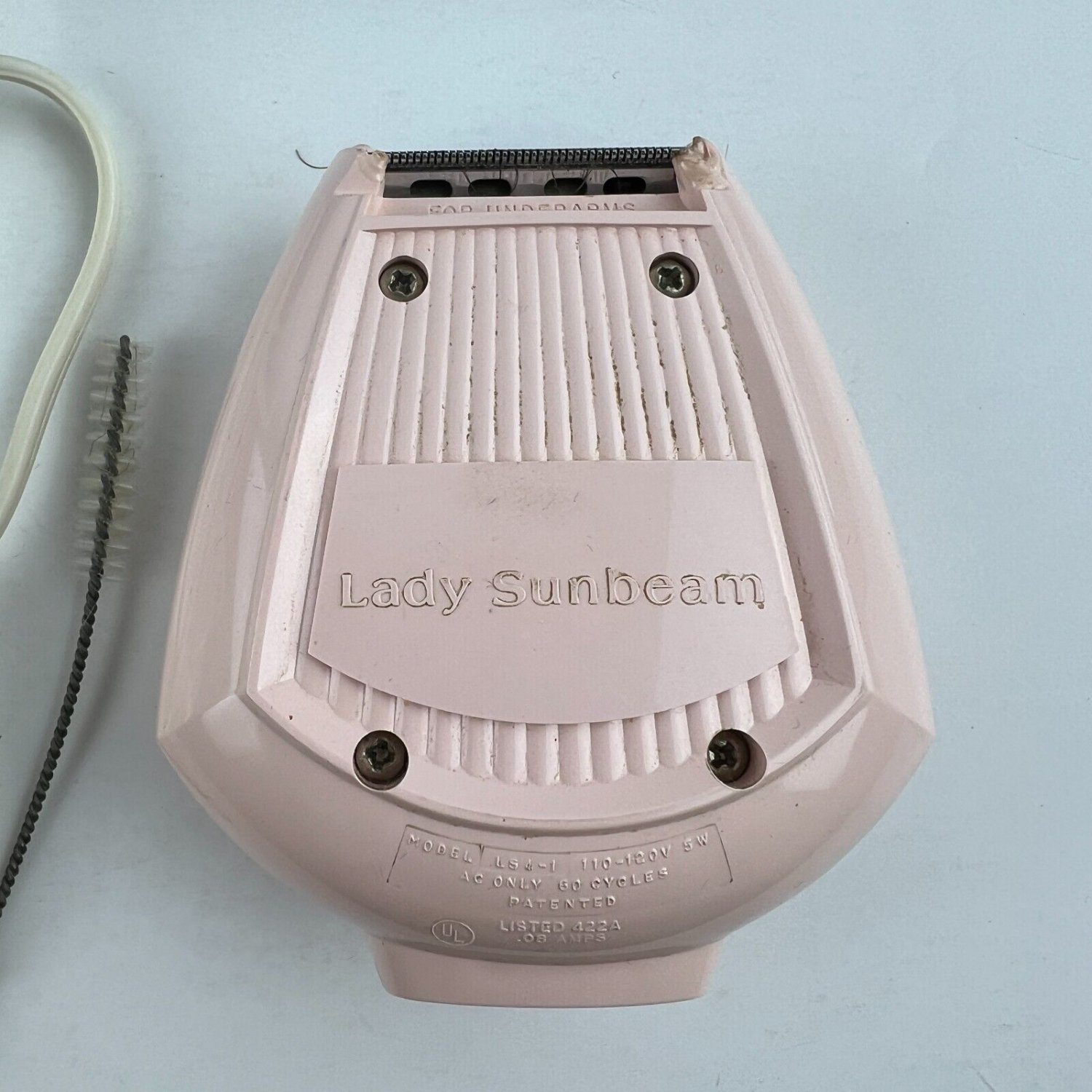 Lady Sunbeam Electric Shaver Razor Working Vintage Cat #76-77 Pink