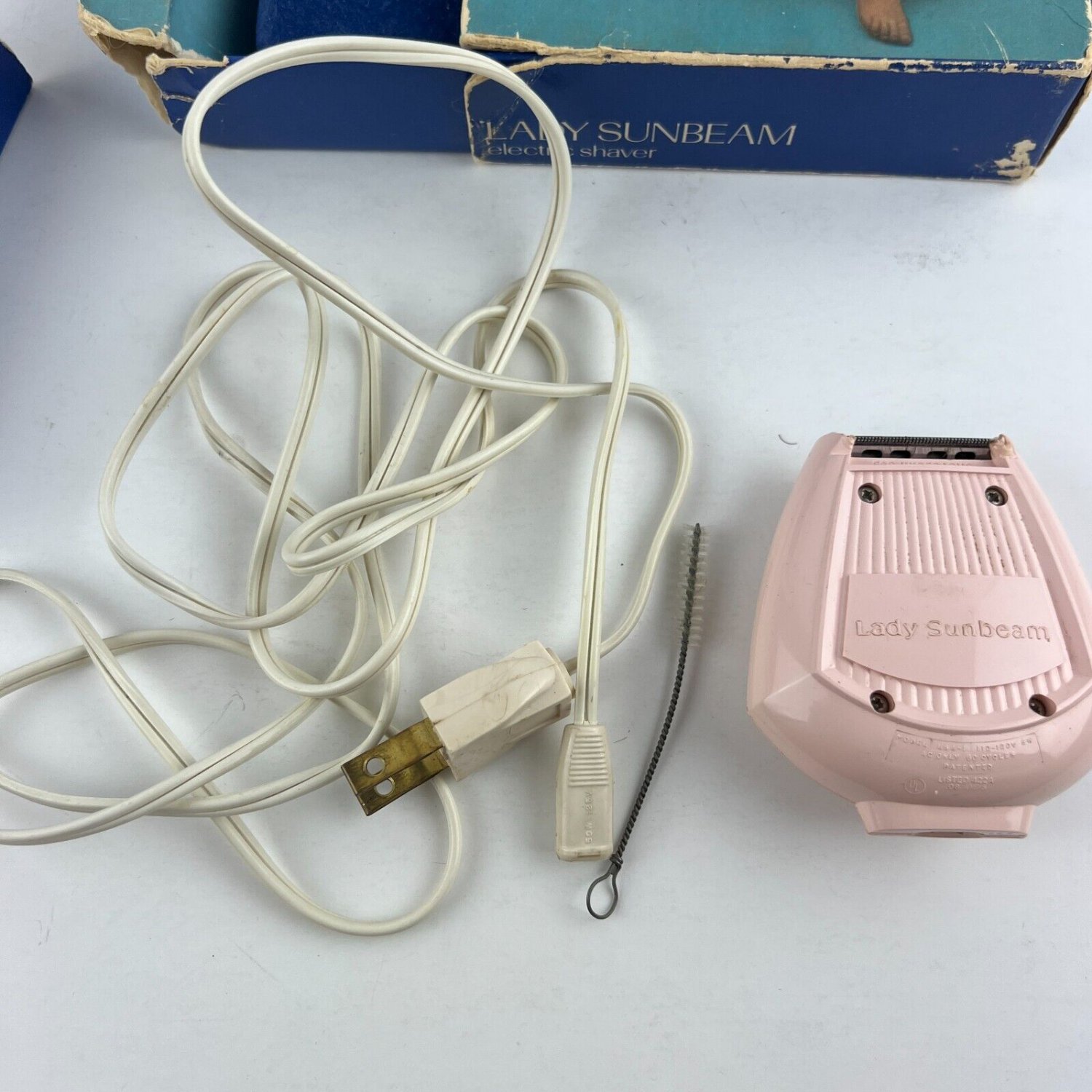 Lady Sunbeam Electric Shaver Razor Working Vintage Cat #76-77 Pink