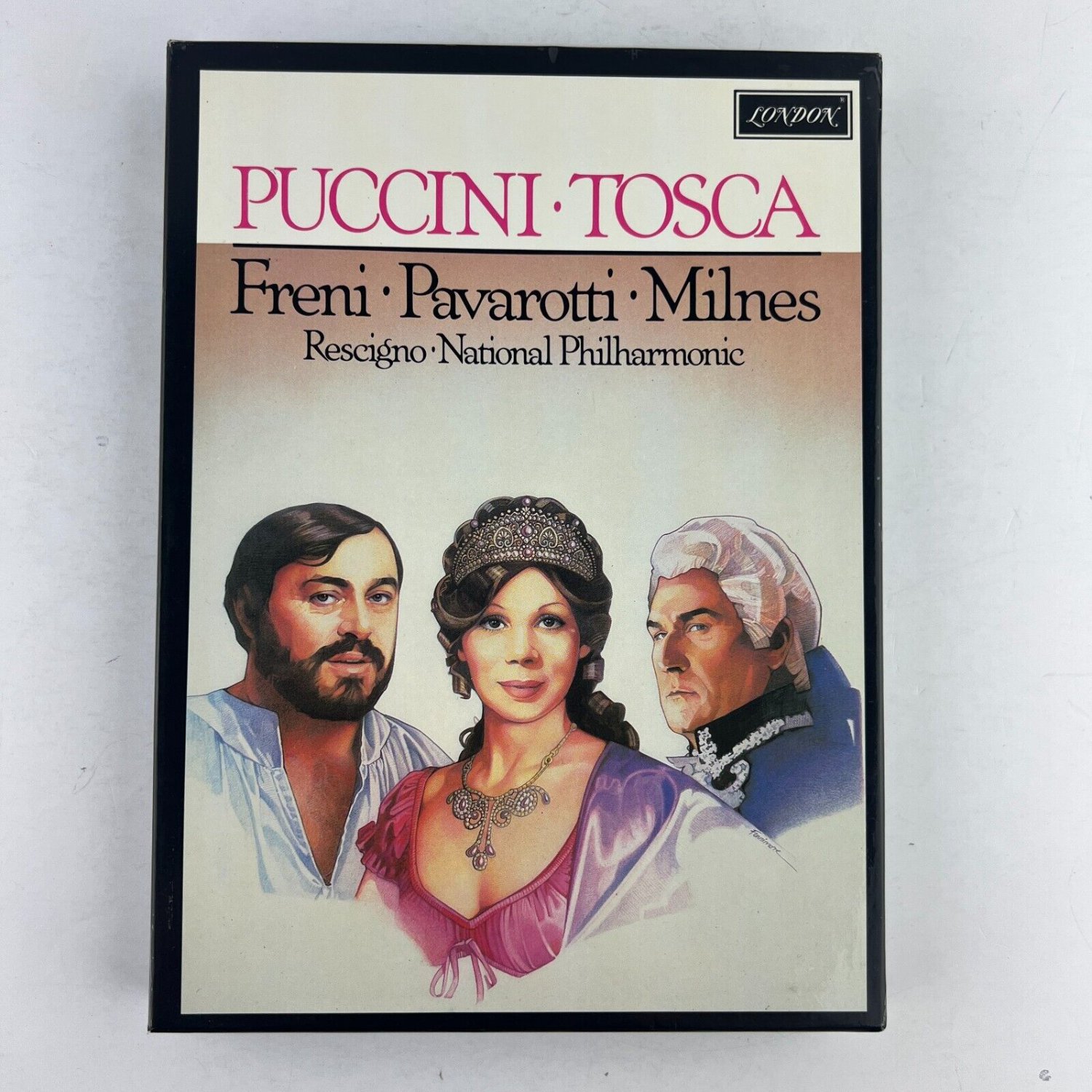 Puccini – Tosca Pavarotti 2xCassette Box Set OSA5-12113