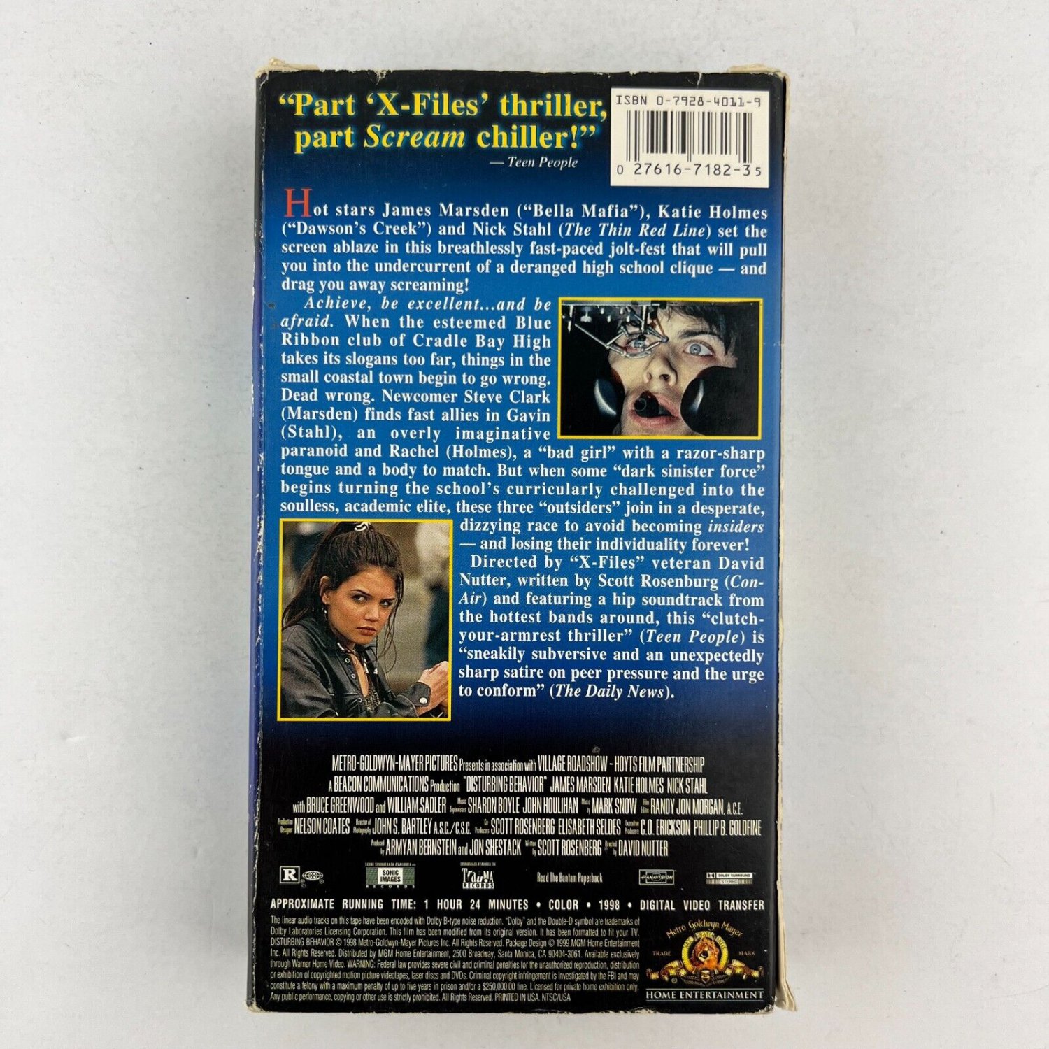 Disturbing Behavior VHS Video Tape