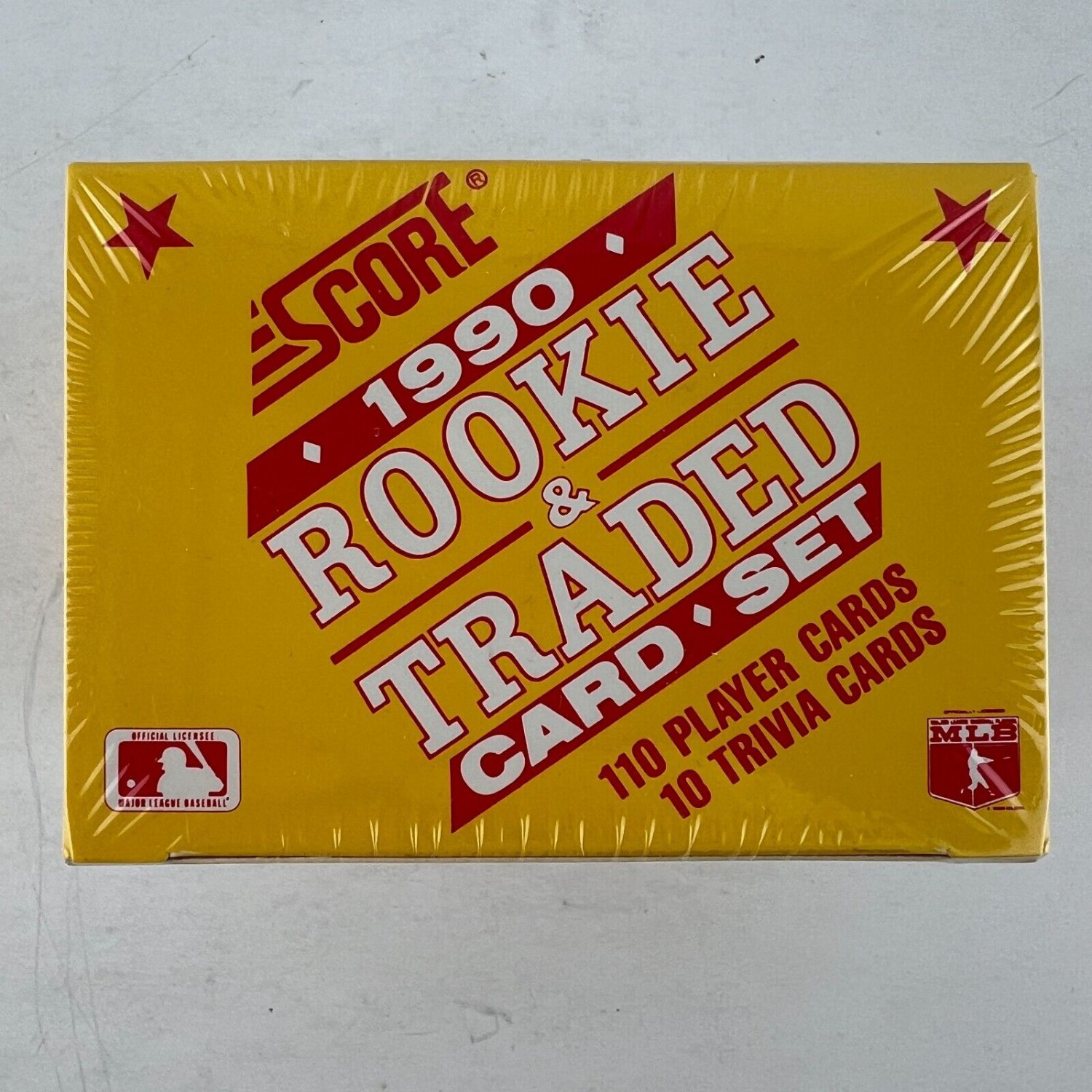 SCORE Major League Baseball 1990 Rookie & Traded Card Set Box Factory ...
