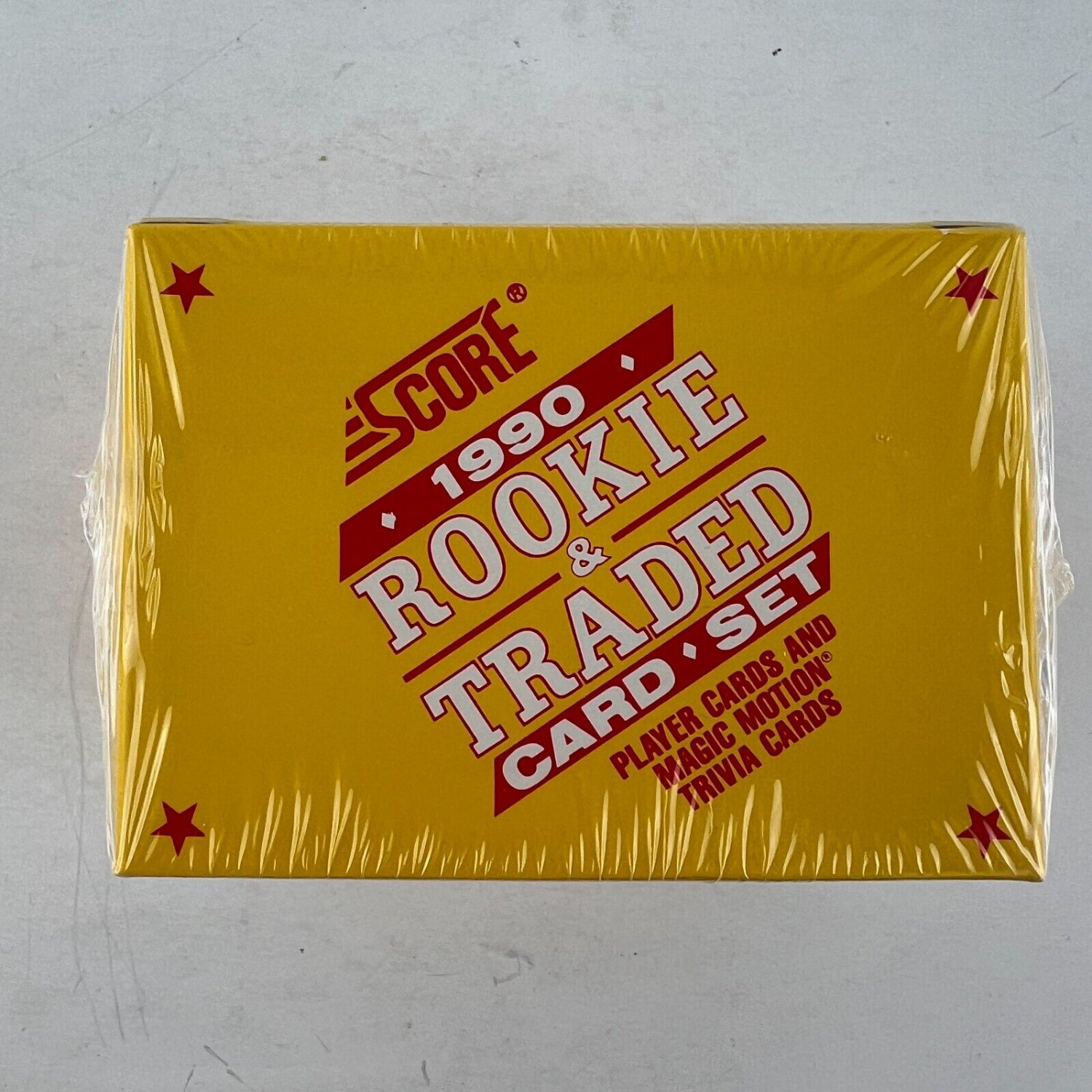 SCORE Major League Baseball 1990 Rookie & Traded Card Set Box Factory ...