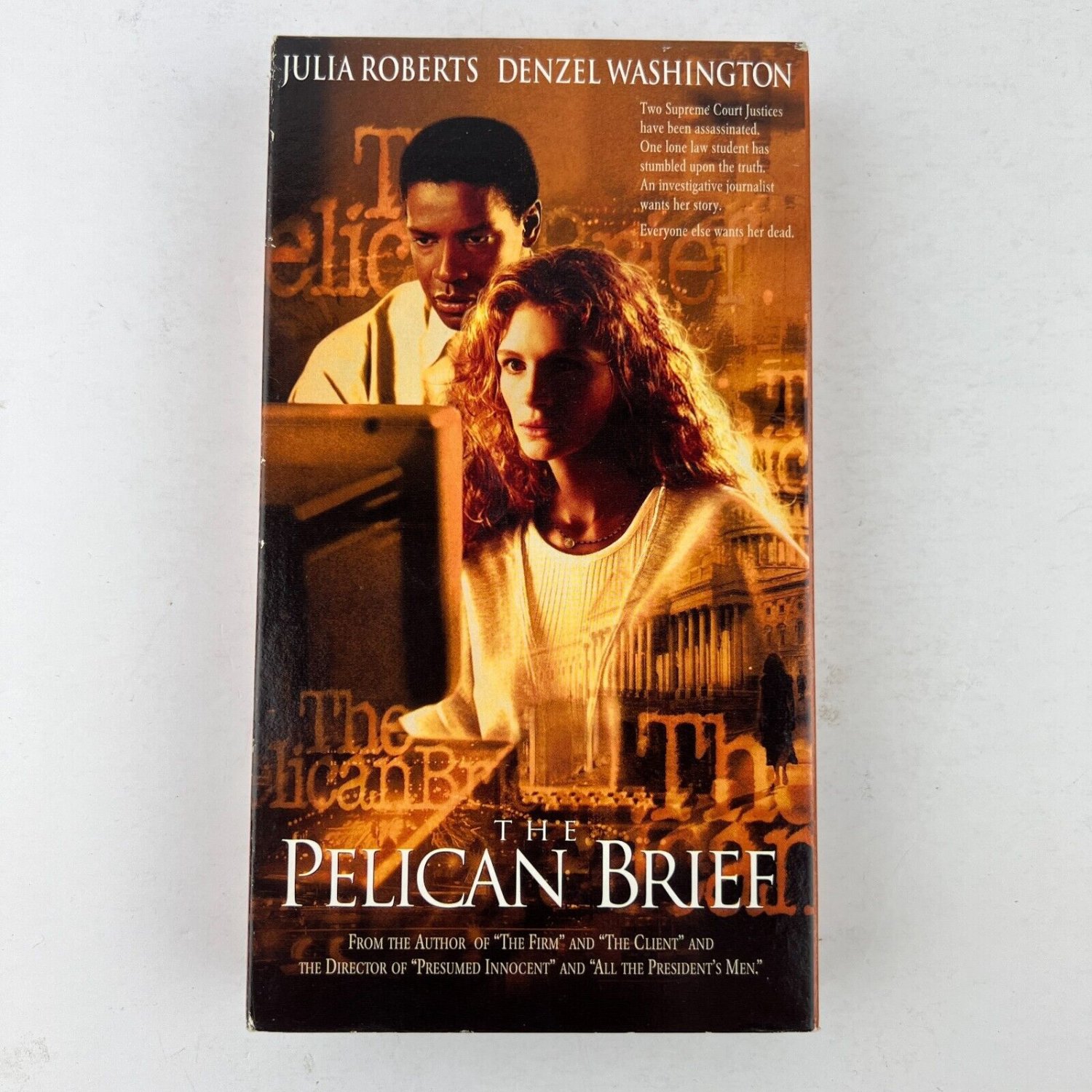 Pelican Brief VHS Video Tape 1993 Julia Roberts Denzel Washington