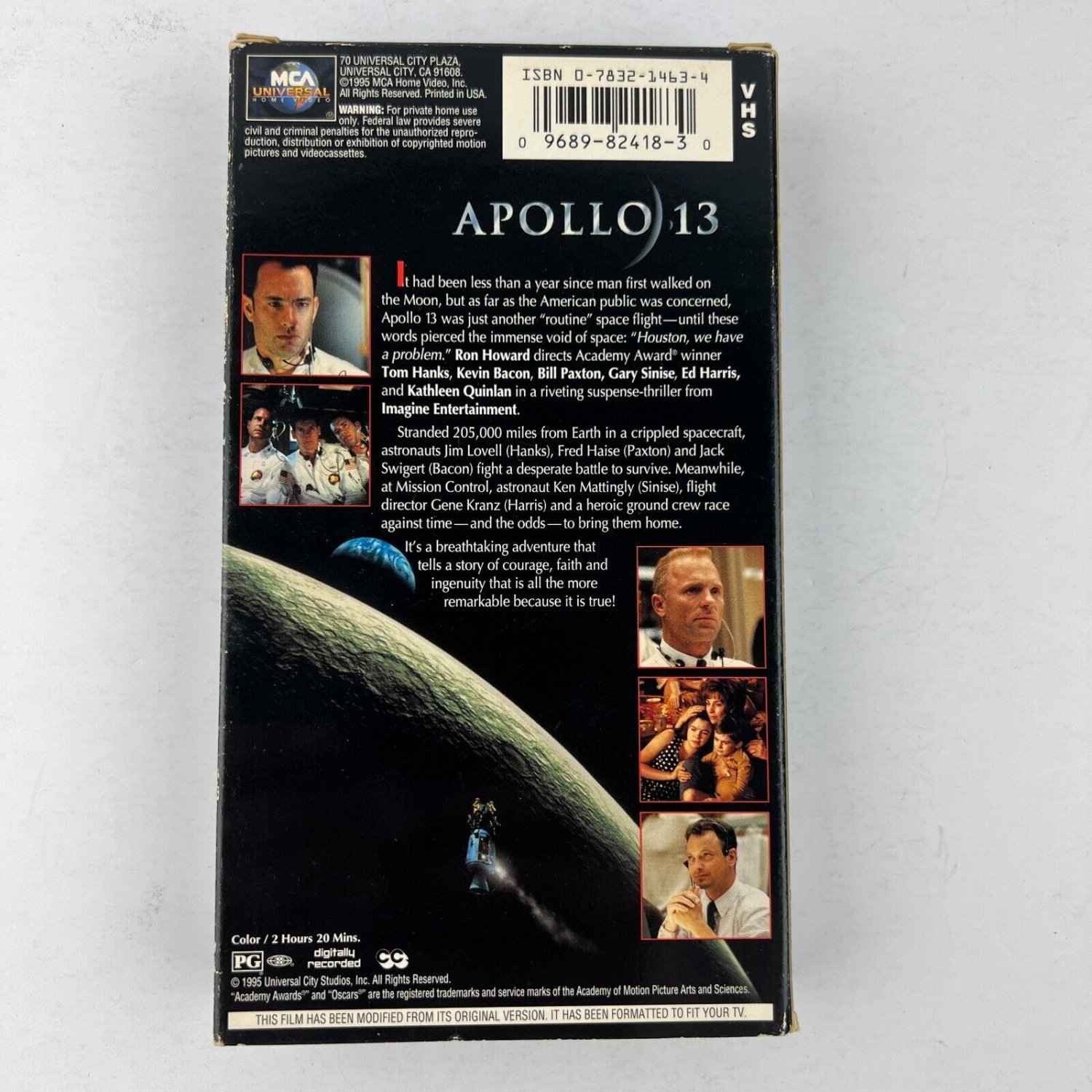Apollo 13 VHS Video Tape Tom Hanks Kevin Bacon Ed Harris
