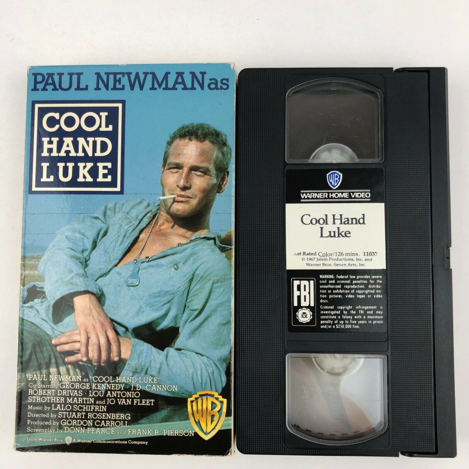 Cool Hand Luke VHS Video Tape Paul Newman, George Kennedy