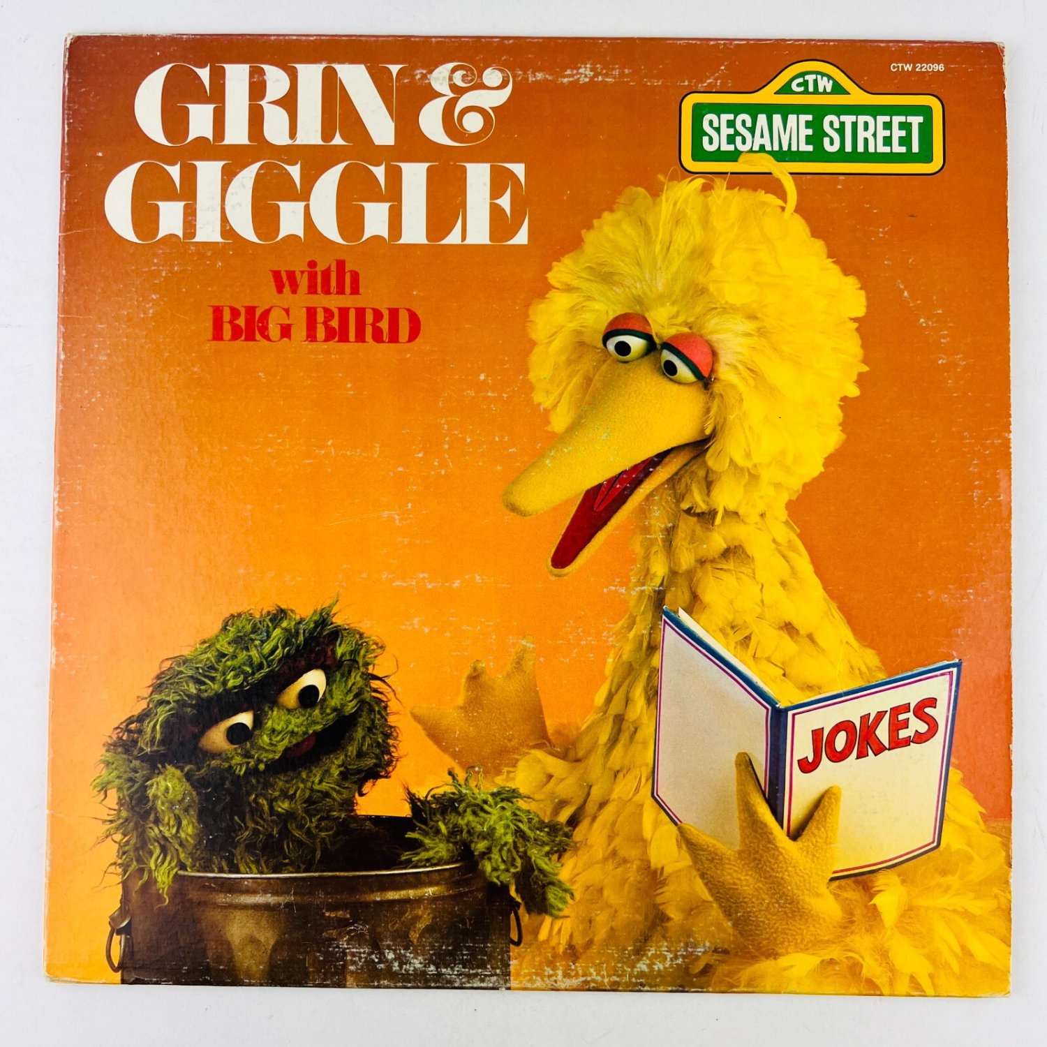 Sesame Street Big Bird – Grin & Giggle With Big Bird Vinyl LP Record ...