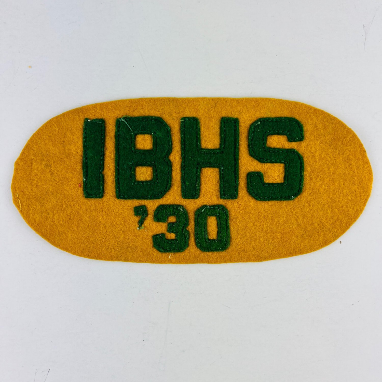 Iron Belt High School (Wisconsin) IBHS 1930 Letterman's Patch Vintage