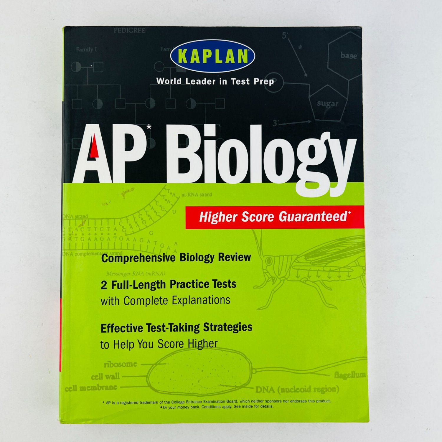 Kaplan AP Biology Comprehensive Review Practice Tests & Review Study Book