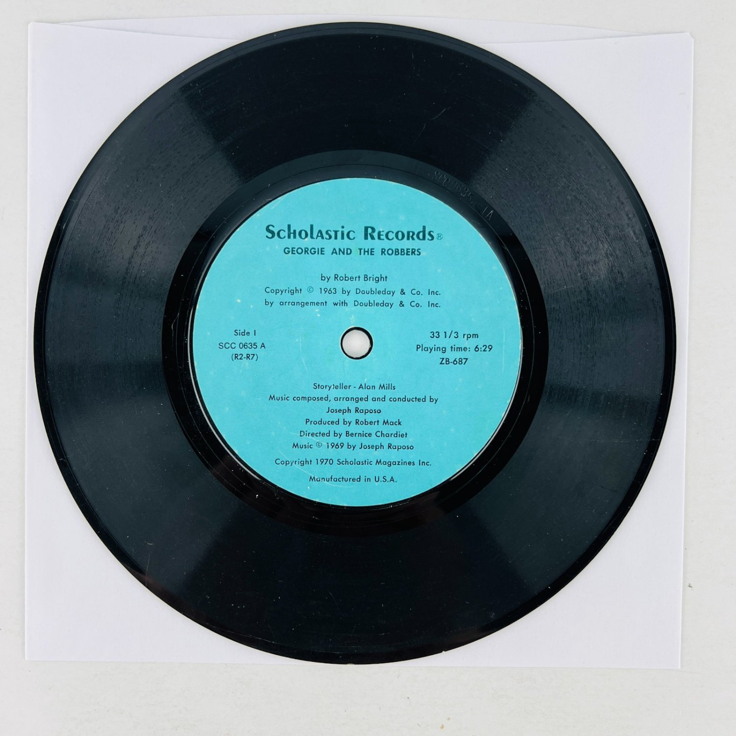 Robert Bright - Georgie And The Robbers 33 1/3 RPM Single Record 7 ...