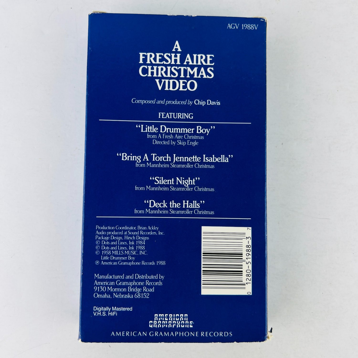 Mannheim Steamroller - A Fresh Aire Christmas VHS Video Tape