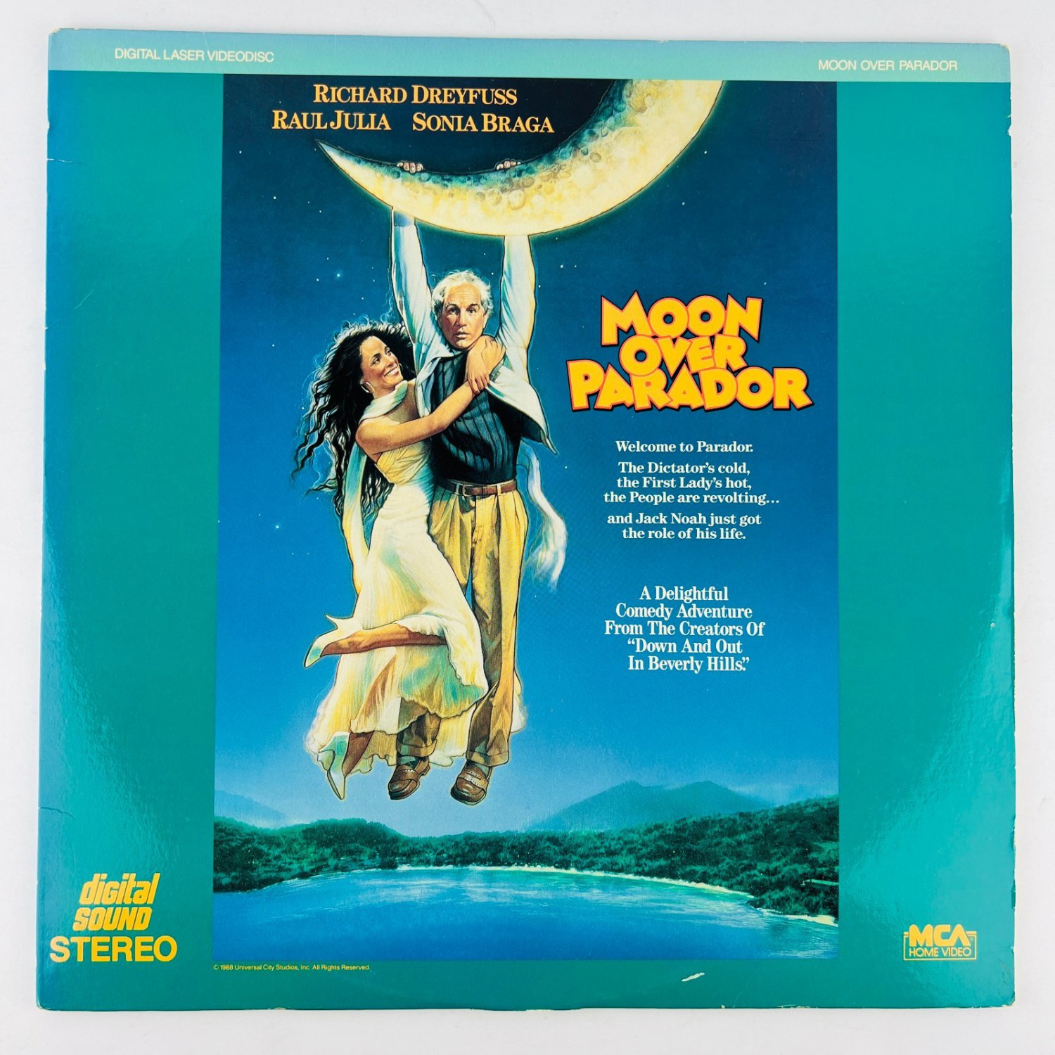 Moon Over Parador Laserdisc LD 1988 (40802) Richard Dreyfuss, Raul ...