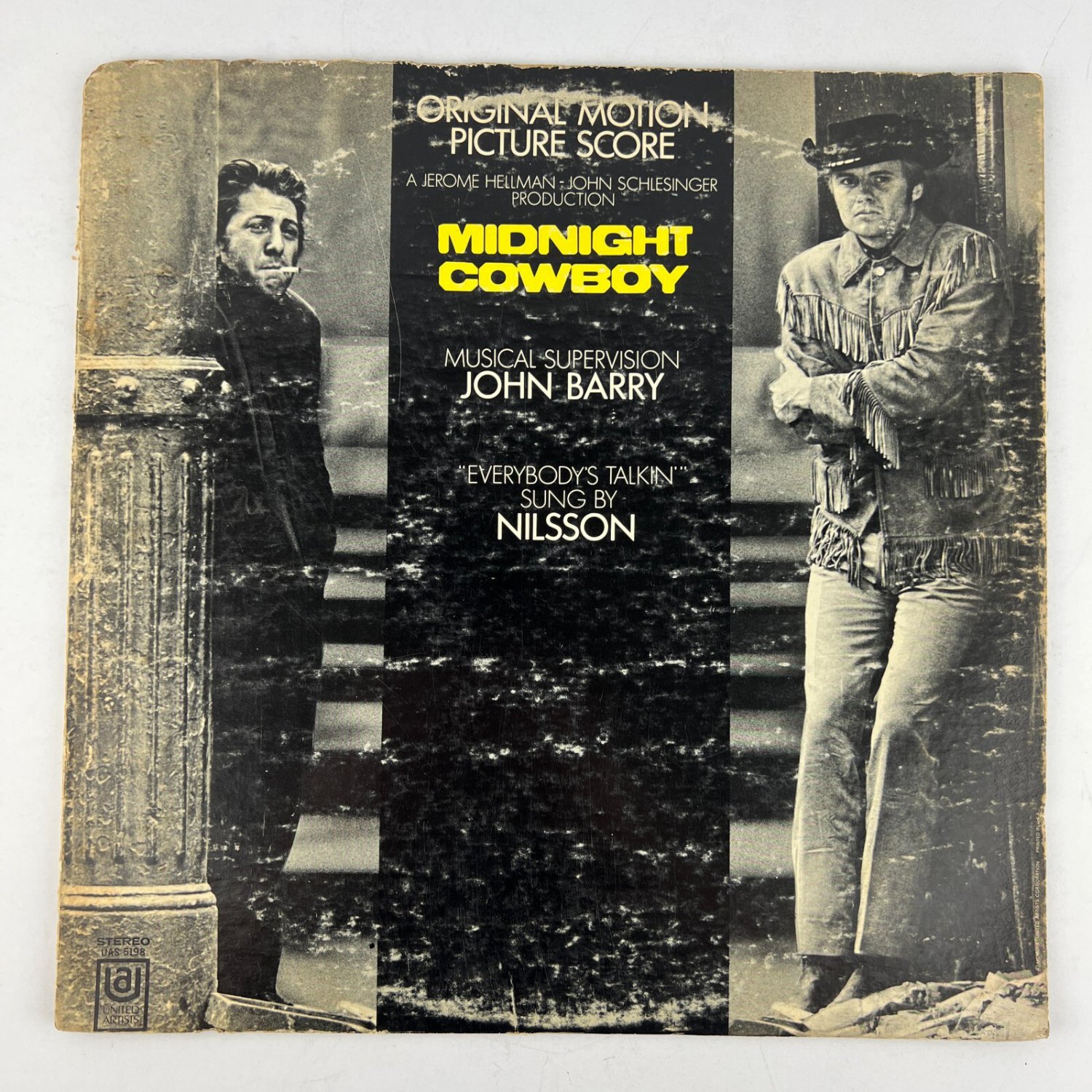 Midnight Cowboy Original Motion Picture Score Vinyl LP Record Album UAS ...