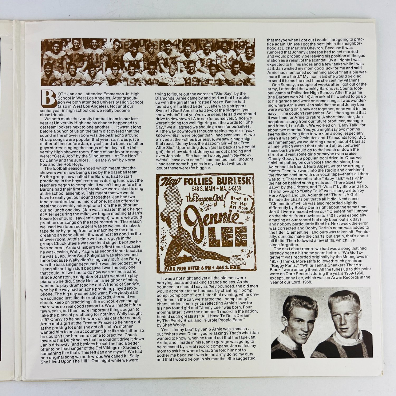 Jan & Dean – Anthology Album Vinyl 2x LP Record UAS-9961
