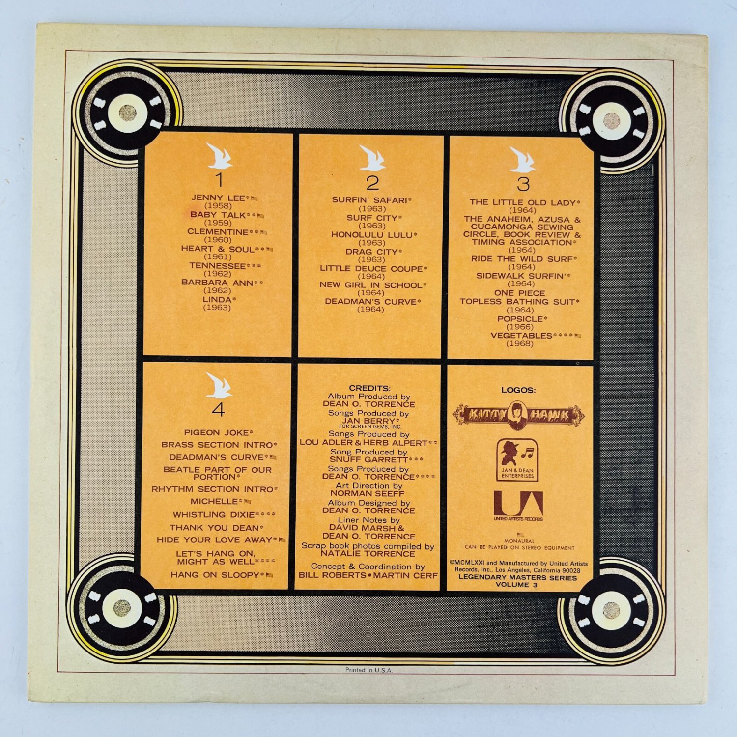 Jan & Dean – Anthology Album Vinyl 2x LP Record UAS-9961