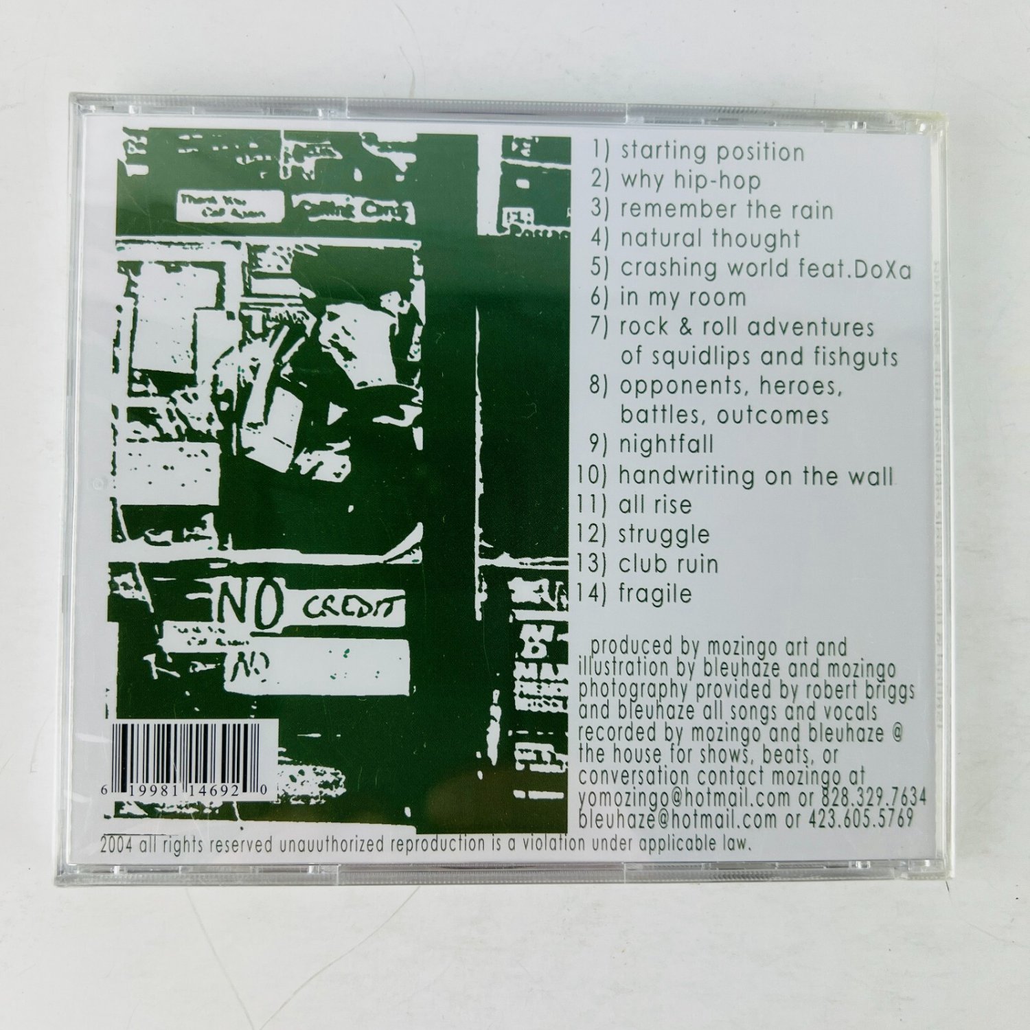 Bleuhaze And Mozingo – Slow Down And Ponder... CD NEW SEALED