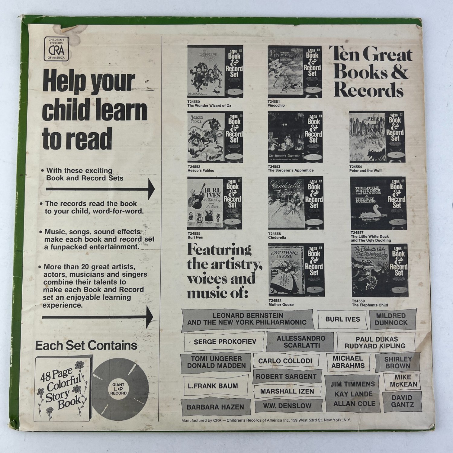 The Little White Duck And His Friends & The Ugly Duckling Vinyl LP ...